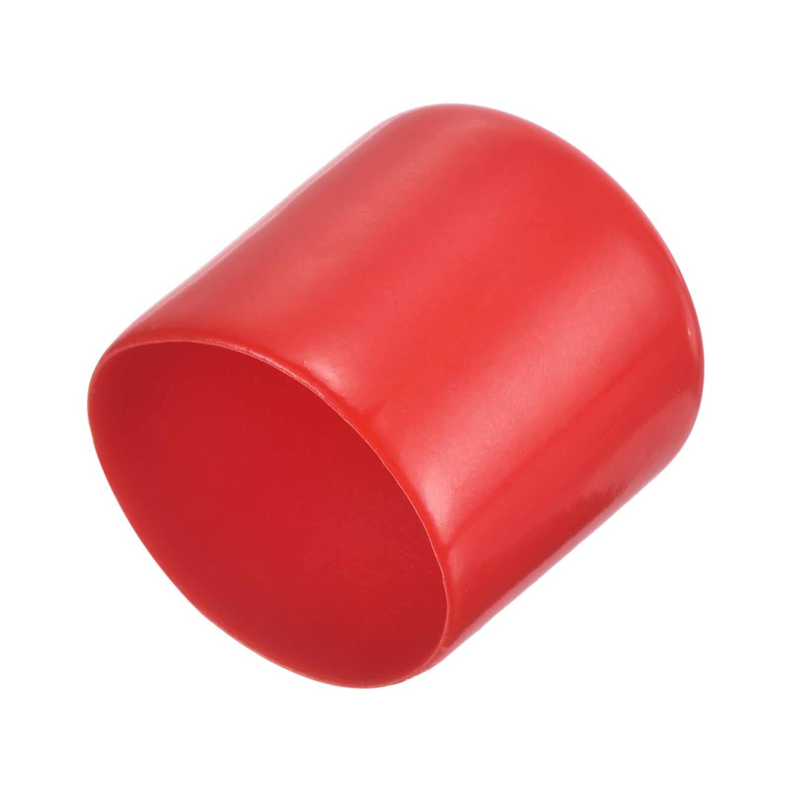 Uxcell 4pcs Rubber End Caps 31mm ID Vinyl Round Tube Bolt Cap Cover Red ...