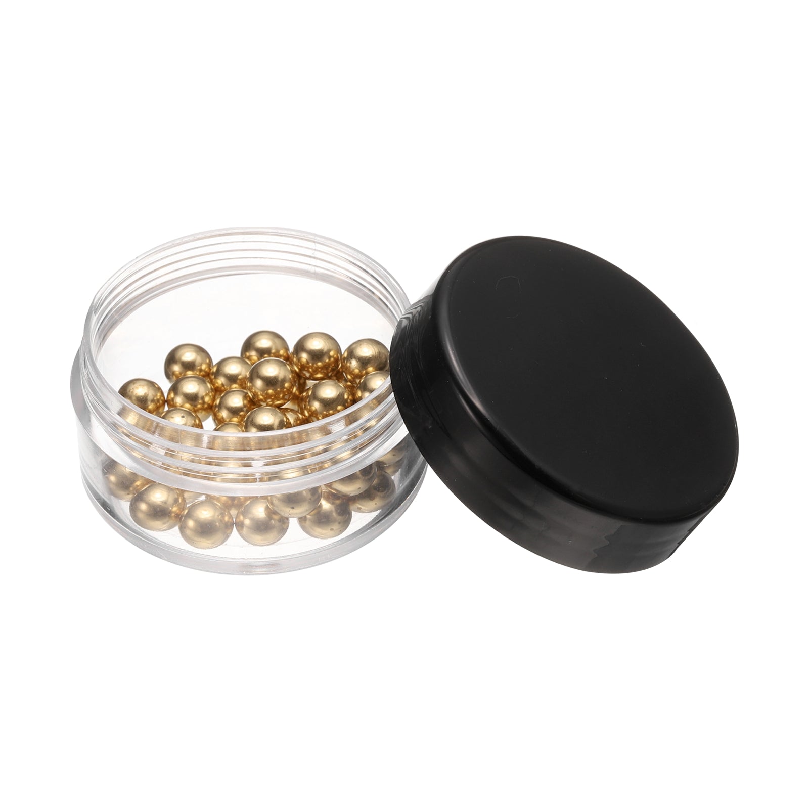 Uxcell 50 Pcs 5 mm Bearing Balls H62 Brass G200 Precision Balls ...