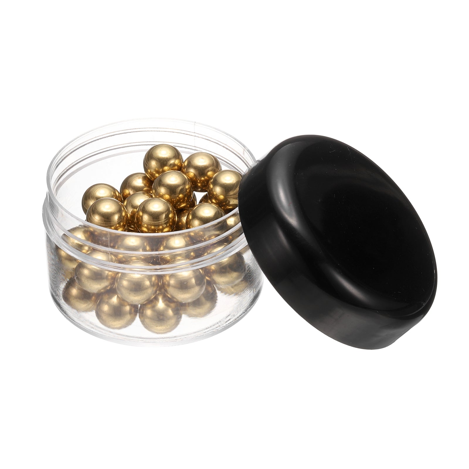 Uxcell 50 Pcs 10 mm Bearing Balls H62 Brass G200 Precision Balls ...