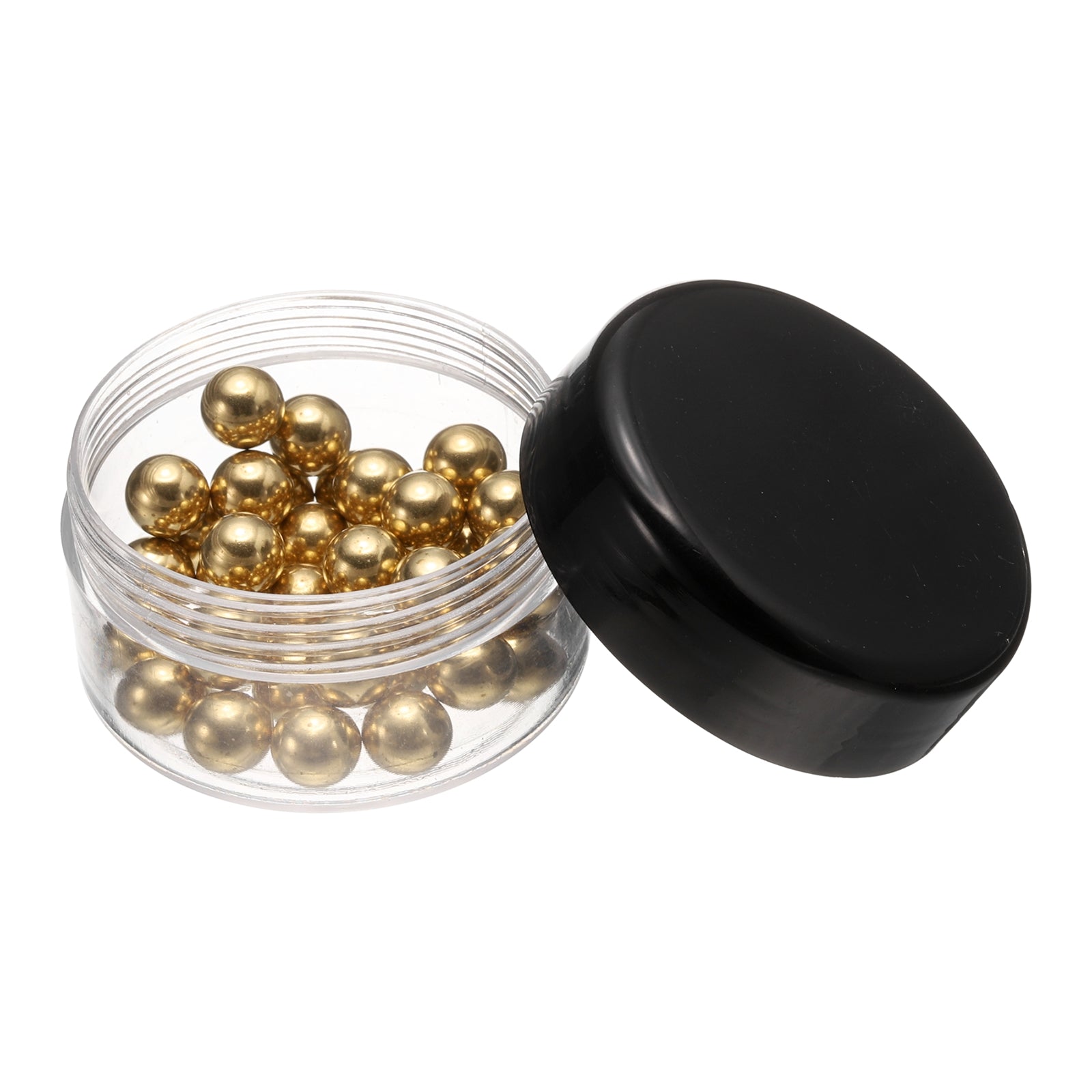Uxcell 50 Pcs 7 mm Bearing Balls H62 Brass G200 Precision Balls ...