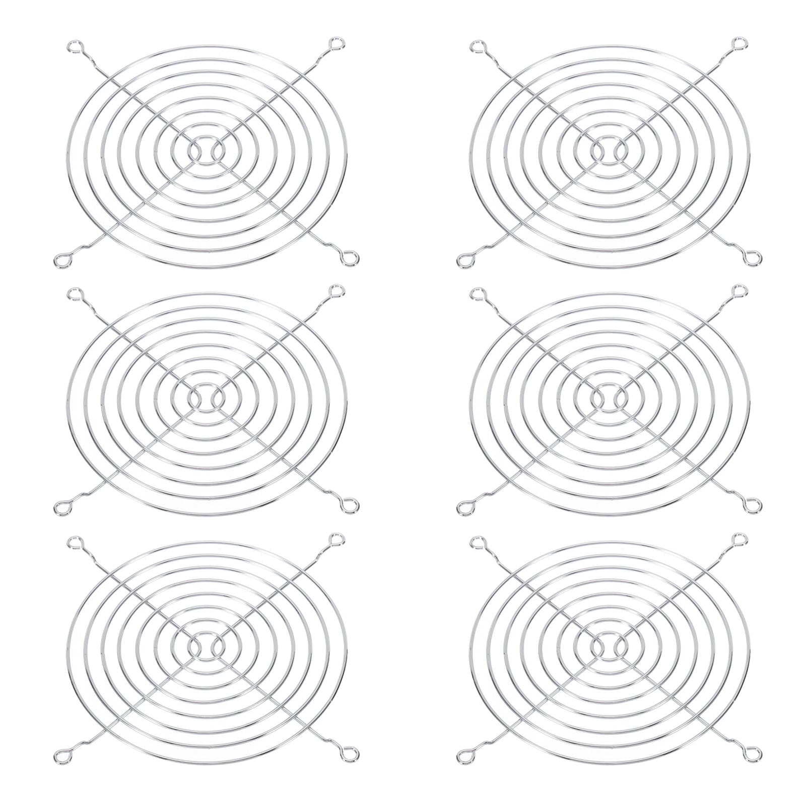 140mm Fan Finger Grill, 6 Pack Metal Grill Protector Guard Fan ...