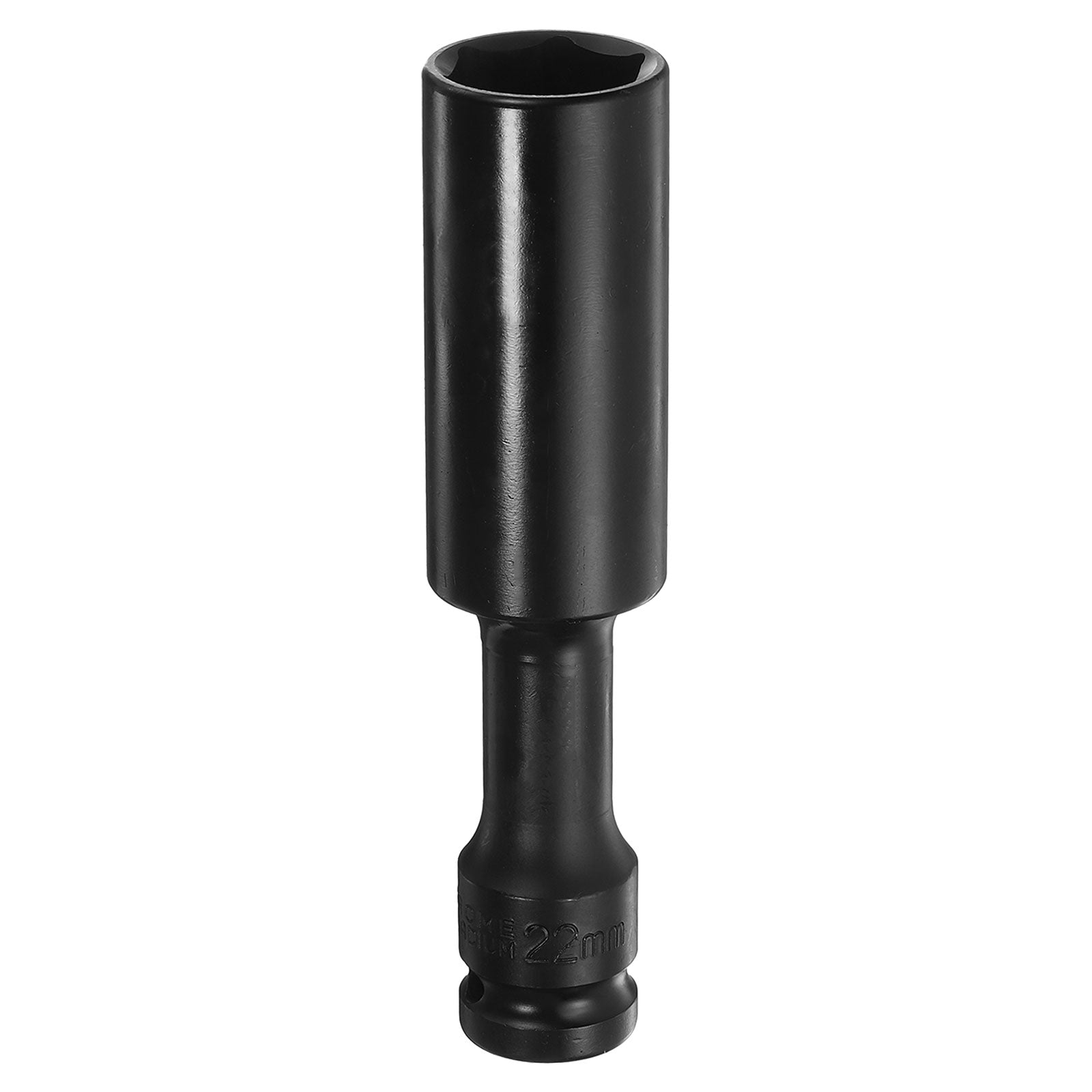 Deep Thin Wall Impact Socket 22mm Metric 6 Point Socket 1/2" Square ...