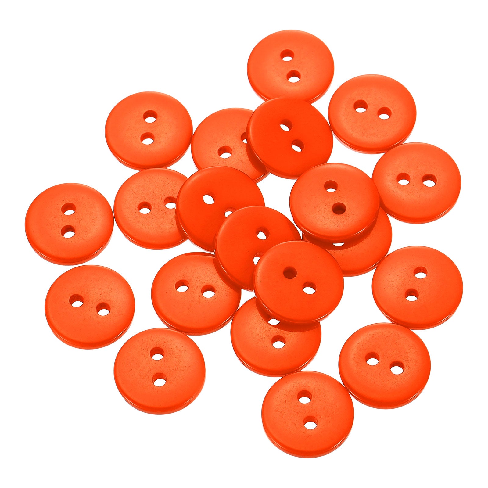20pcs Resin Sewing Button, 12.5mm (1/2-inch) 2 Holes Round Craft ...