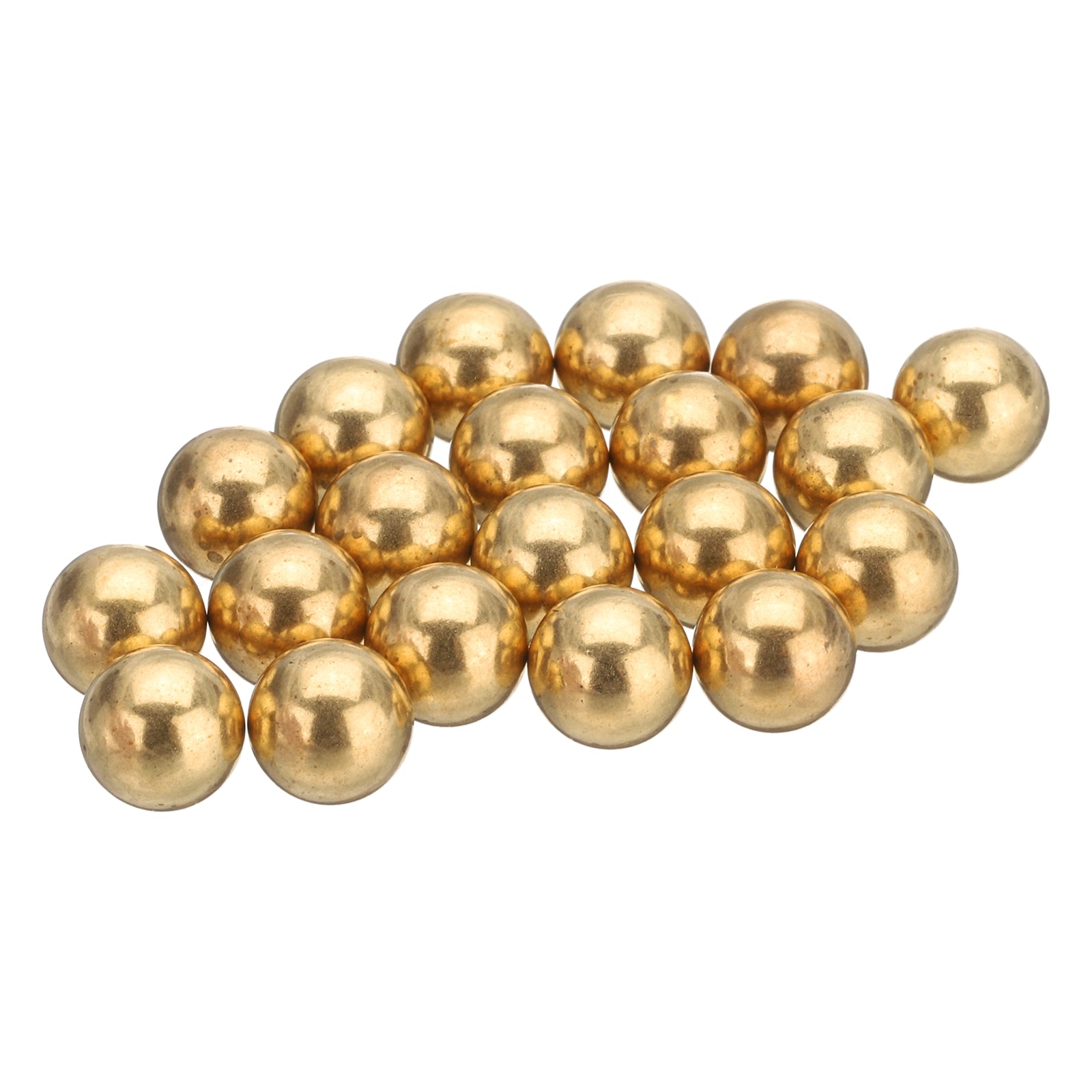 Uxcell 20 Pcs 8 mm Bearing Balls H62 Brass G100 Precision Balls ...