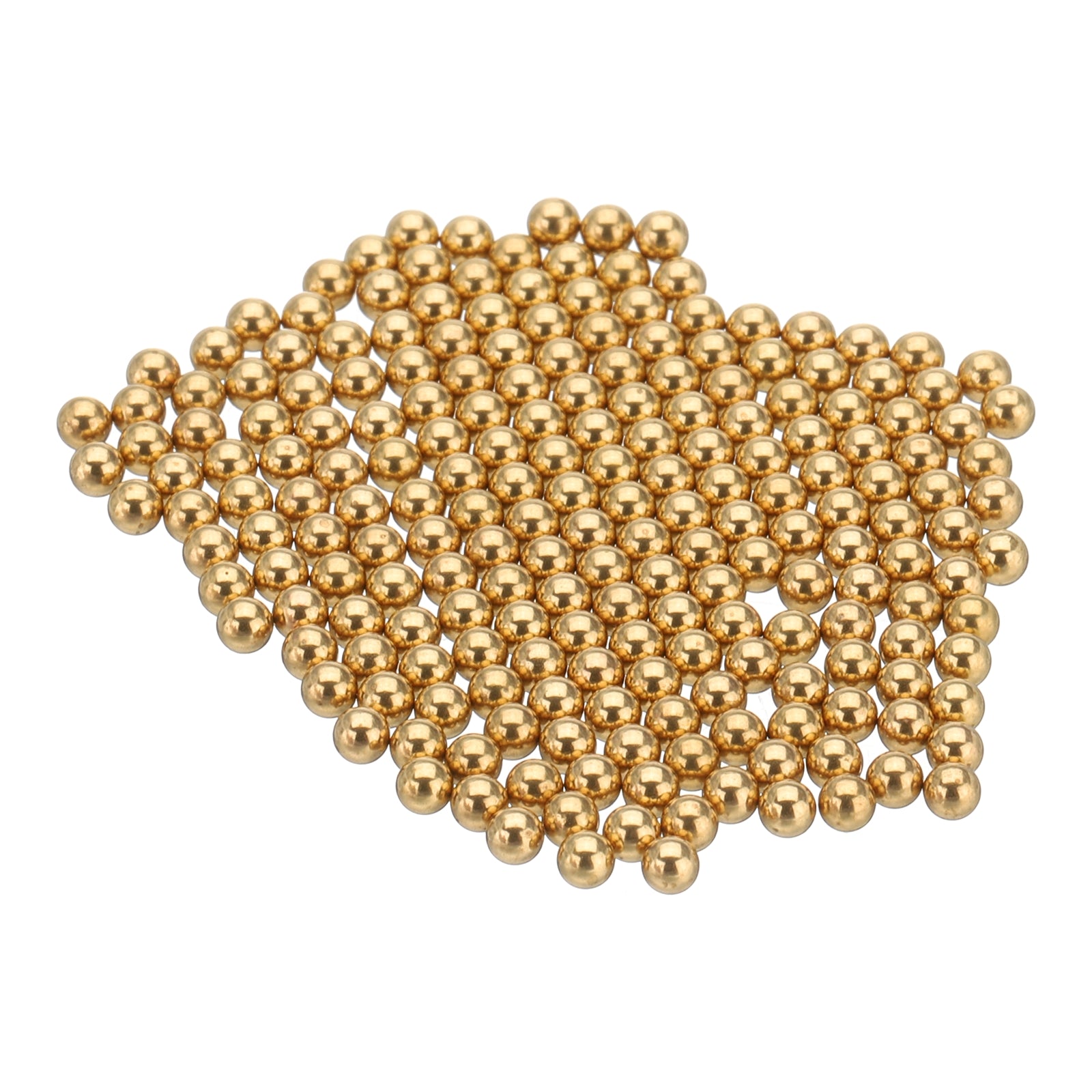 Uxcell 200 Pcs 2.5 mm Bearing Balls H62 Brass G100 Precision Balls ...