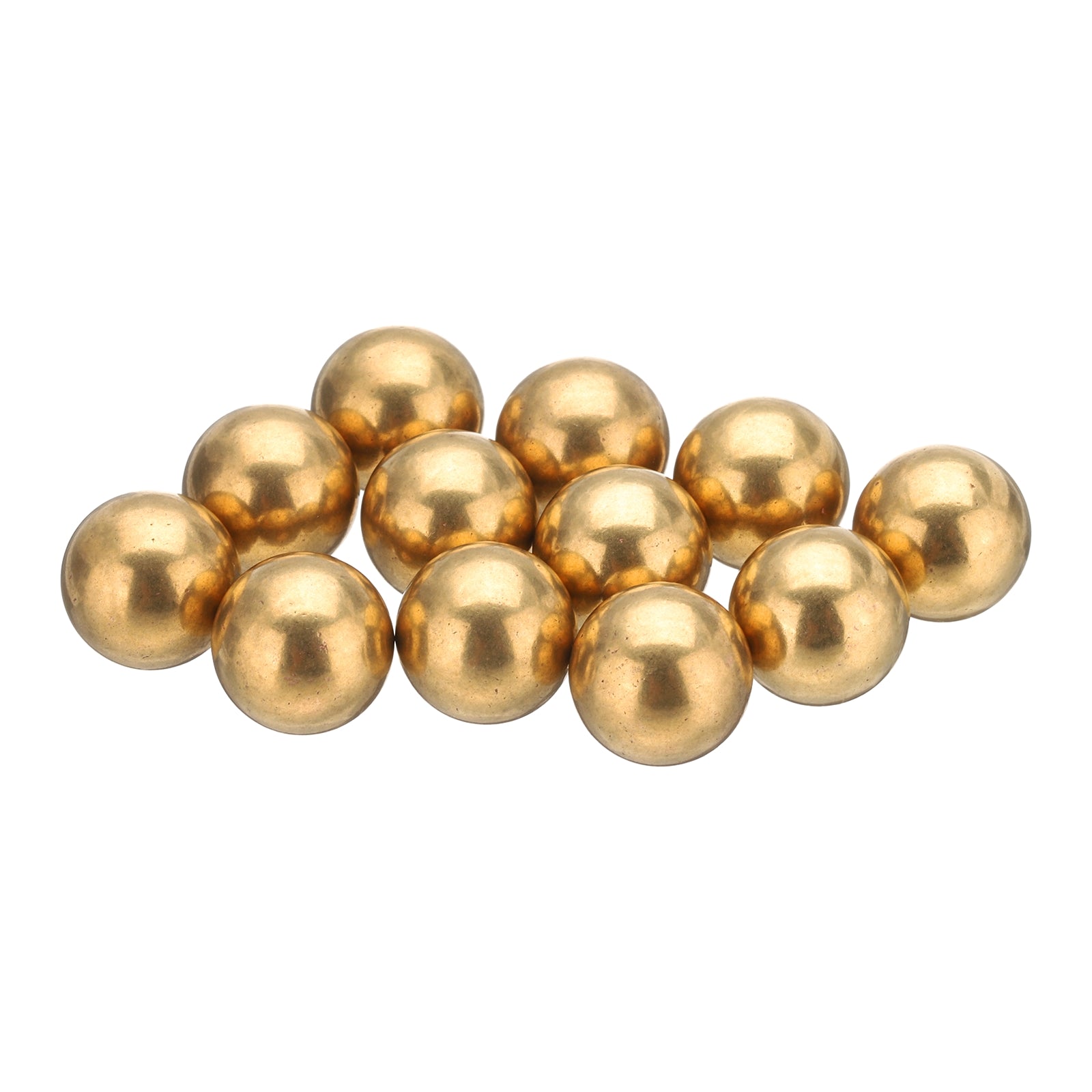 Uxcell 12 Pcs 12 mm Bearing Balls H62 Brass G100 Precision Balls ...
