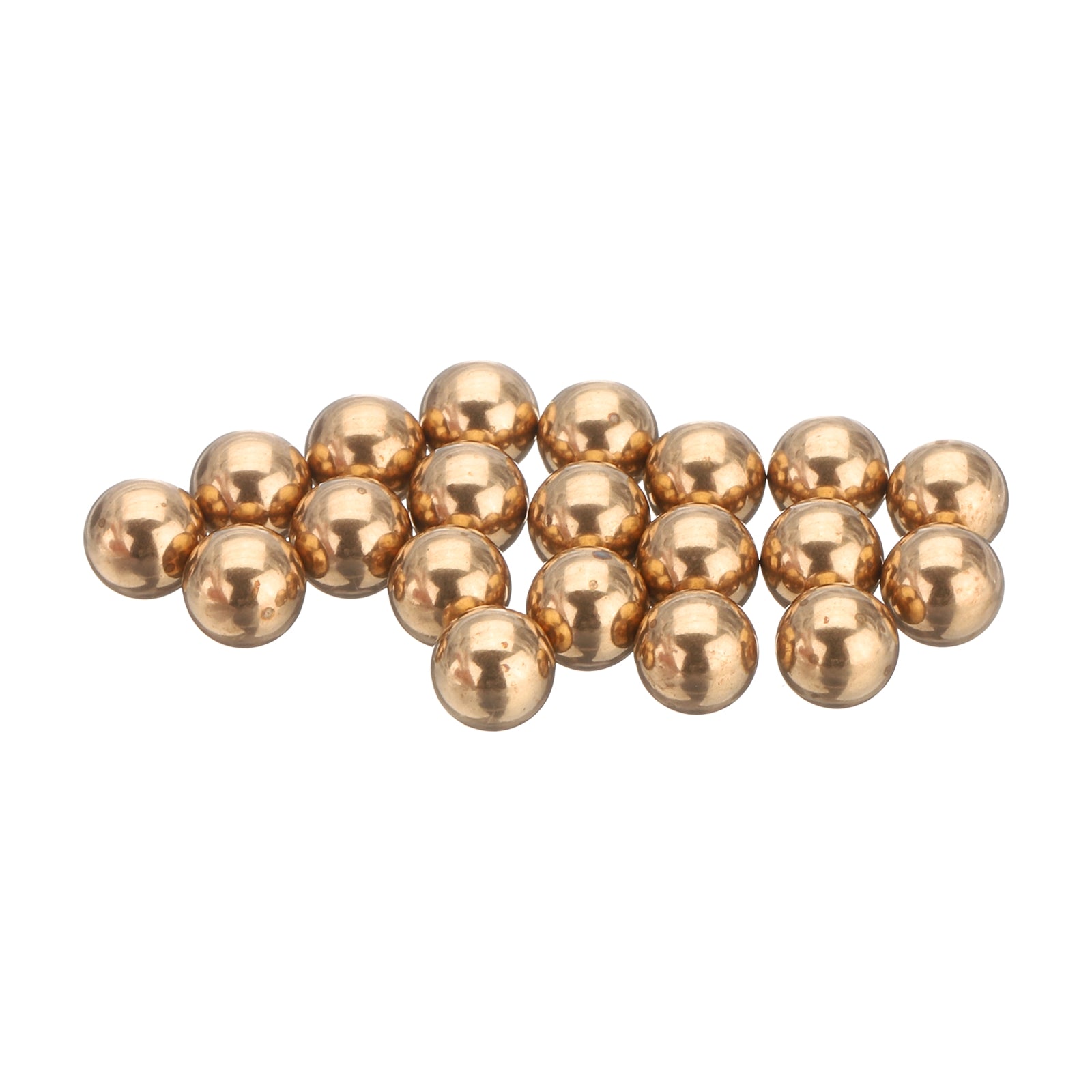 Uxcell 20 Pcs 5.5 mm Bearing Balls H62 Brass G100 Precision Balls ...