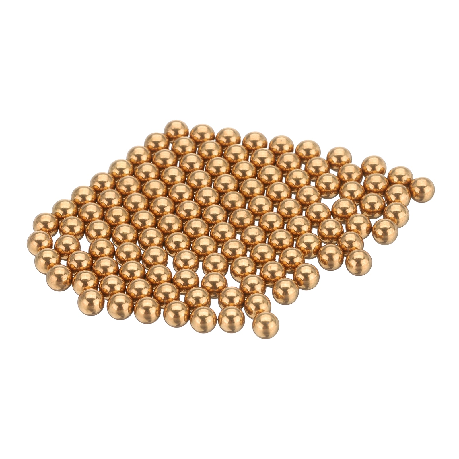 Uxcell 120 Pcs 3 mm Bearing Balls H62 Brass G100 Precision Balls ...