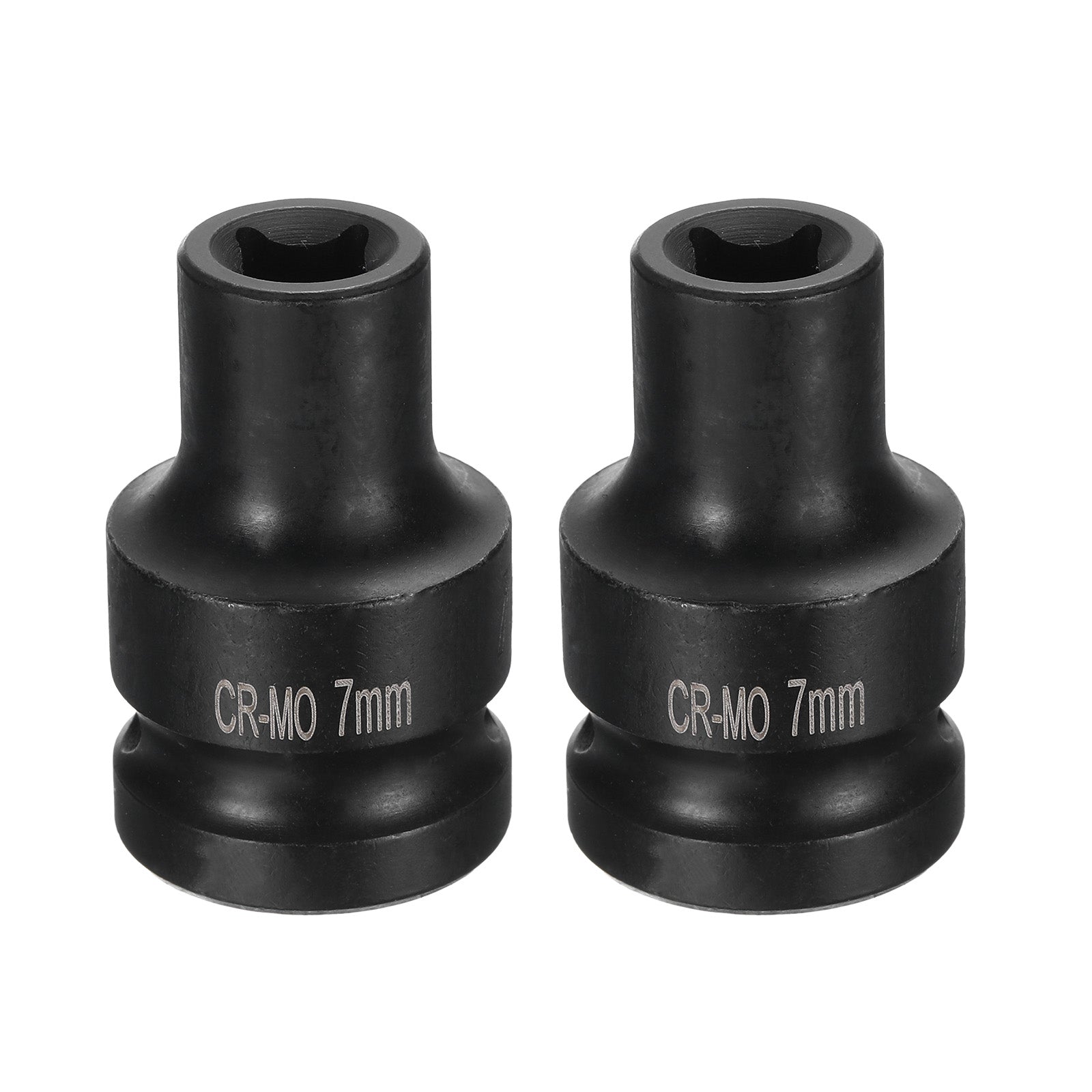 2pcs 4 Point Square Socket 1/2" Drive 7mm Metric Square Impact Socket ...