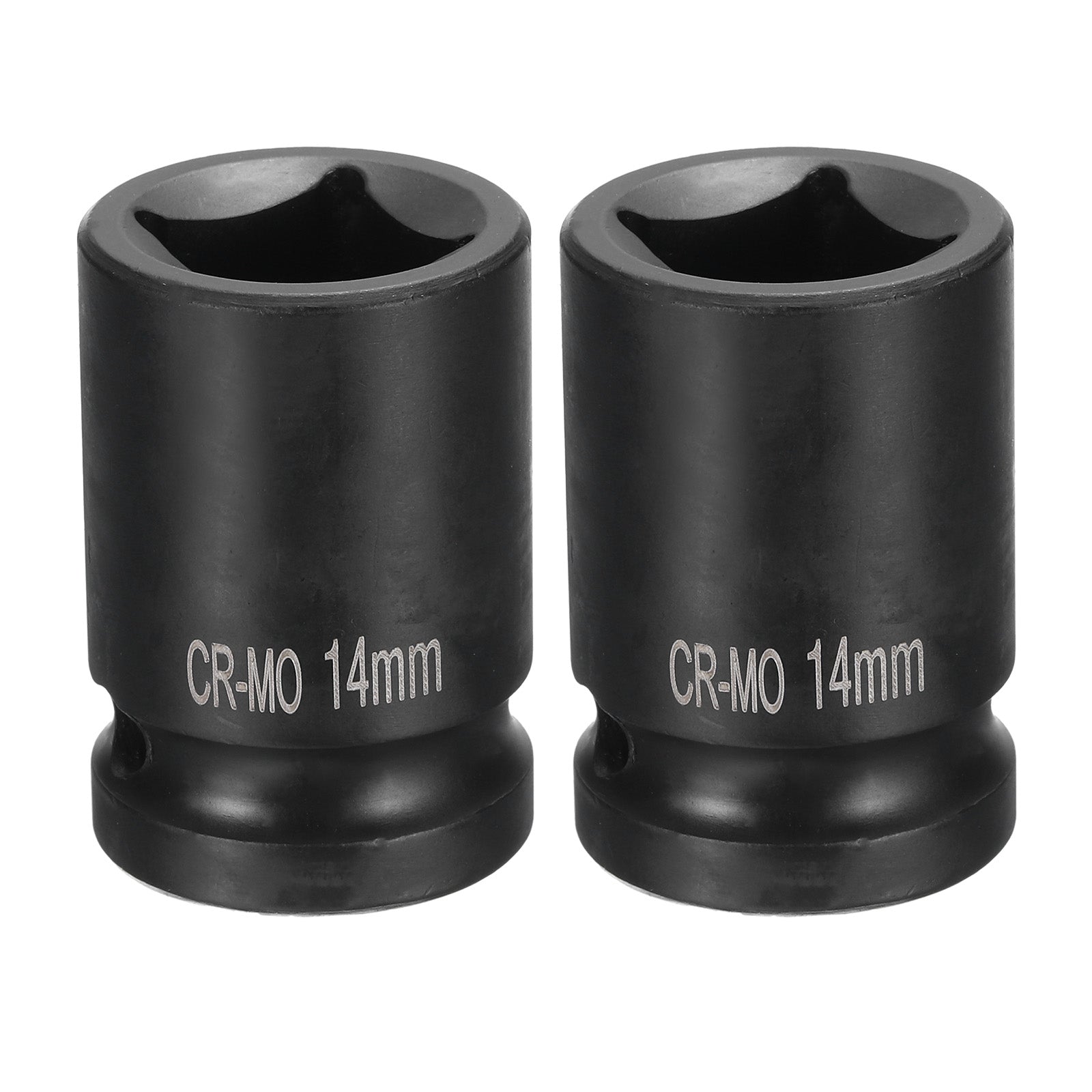 2pcs 4 Point Square Socket 1/2" Drive 14mm Metric Square Impact Socket ...