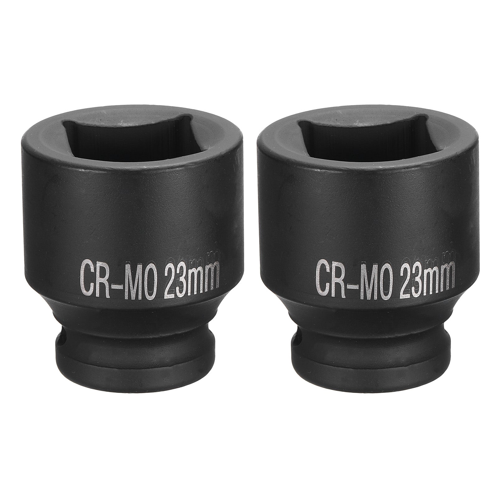 2pcs 4 Point Square Socket 1/2" Drive 23mm Metric Square Impact Socket ...