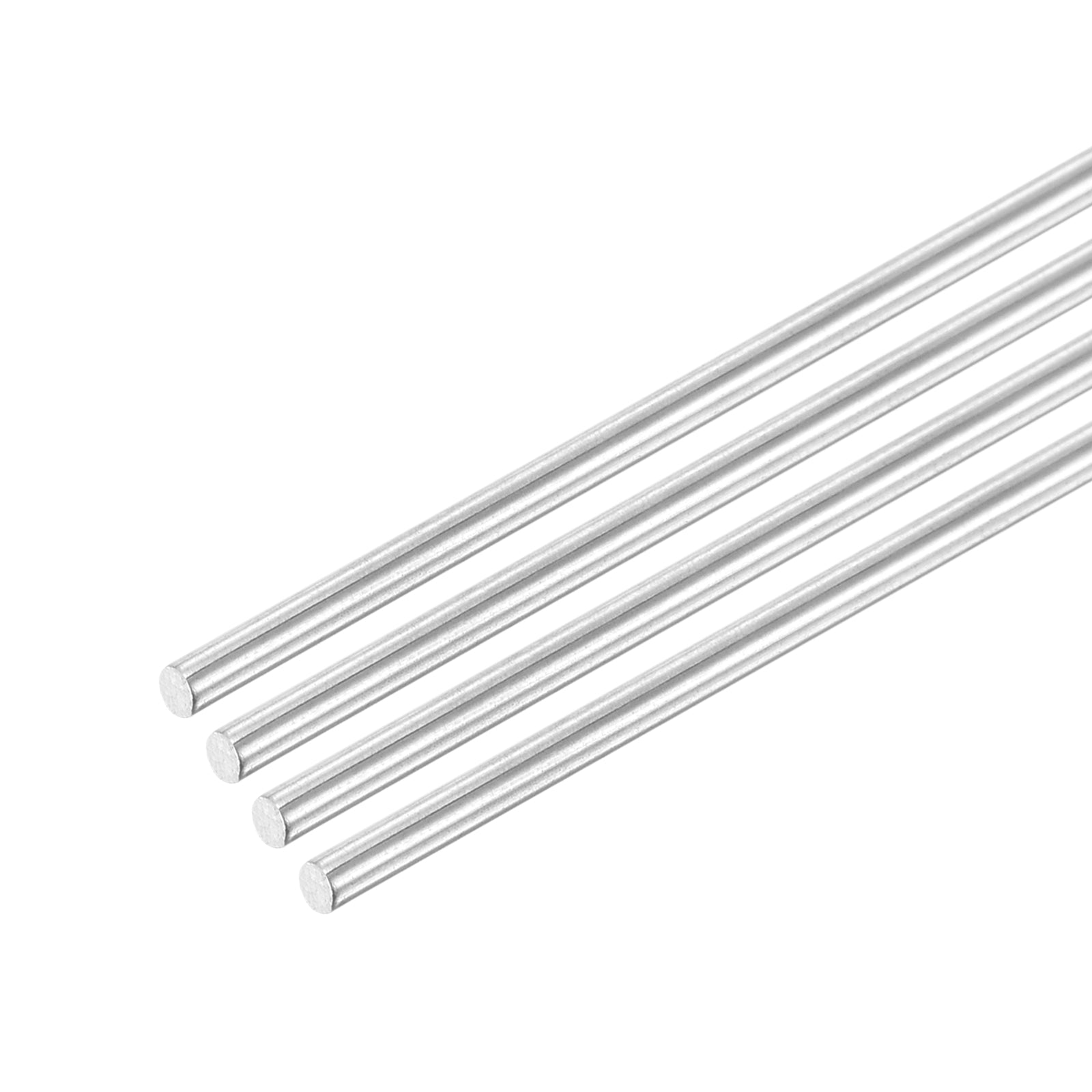 4pcs 304 Stainless Steel Round Rods, 2mm x 240mm Solid Shaft Rods ...