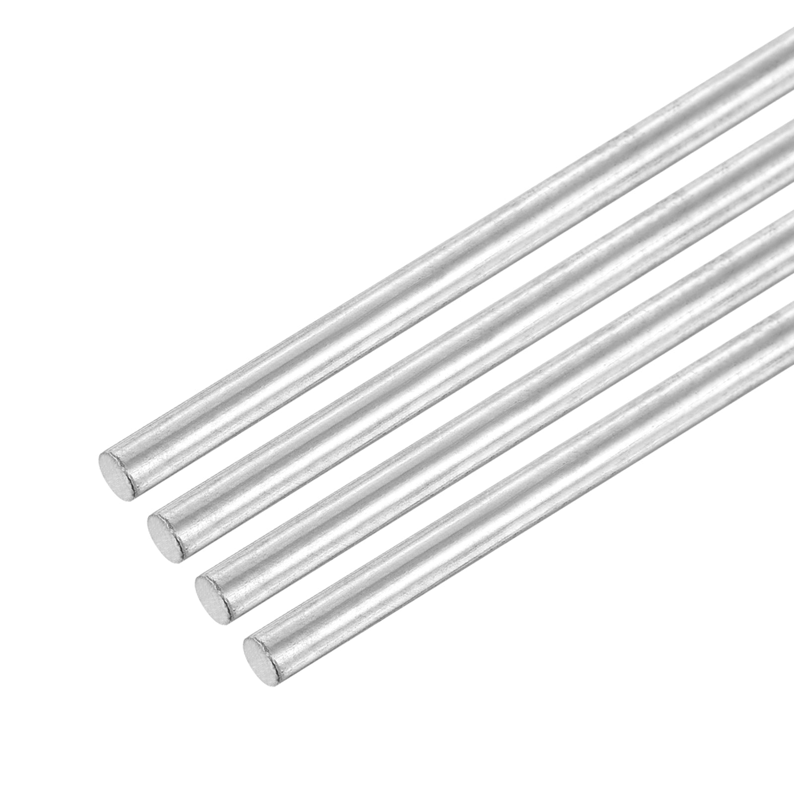 4pcs 304 Stainless Steel Round Rods, 3mm x 120mm Solid Shaft Rods ...