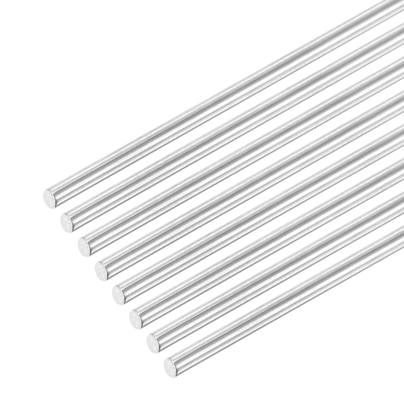 8pcs 304 Stainless Steel Round Rods, 2mm x 160mm Solid Shaft Rods ...