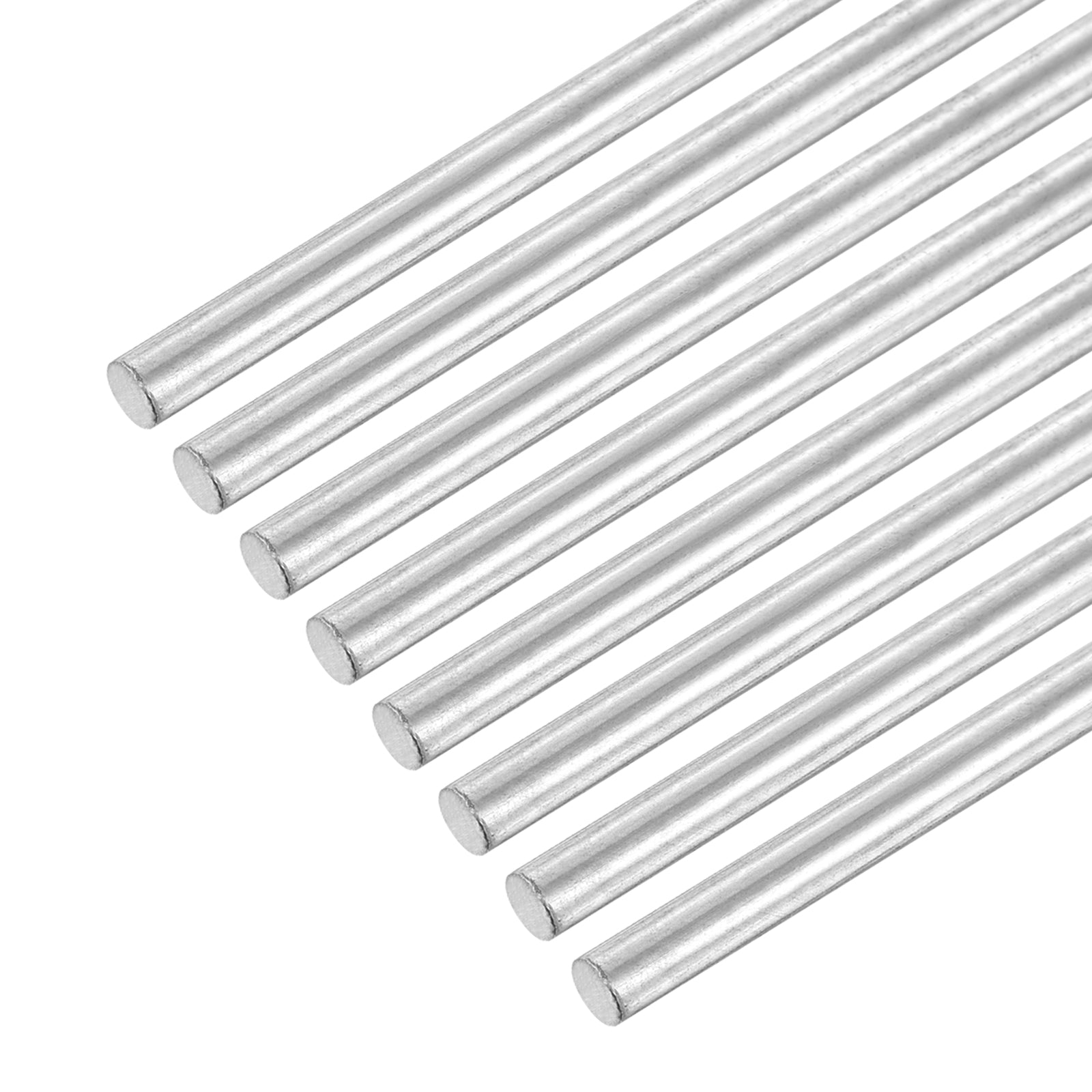 8pcs 304 Stainless Steel Round Rods, 3mm x 160mm Solid Shaft Rods ...