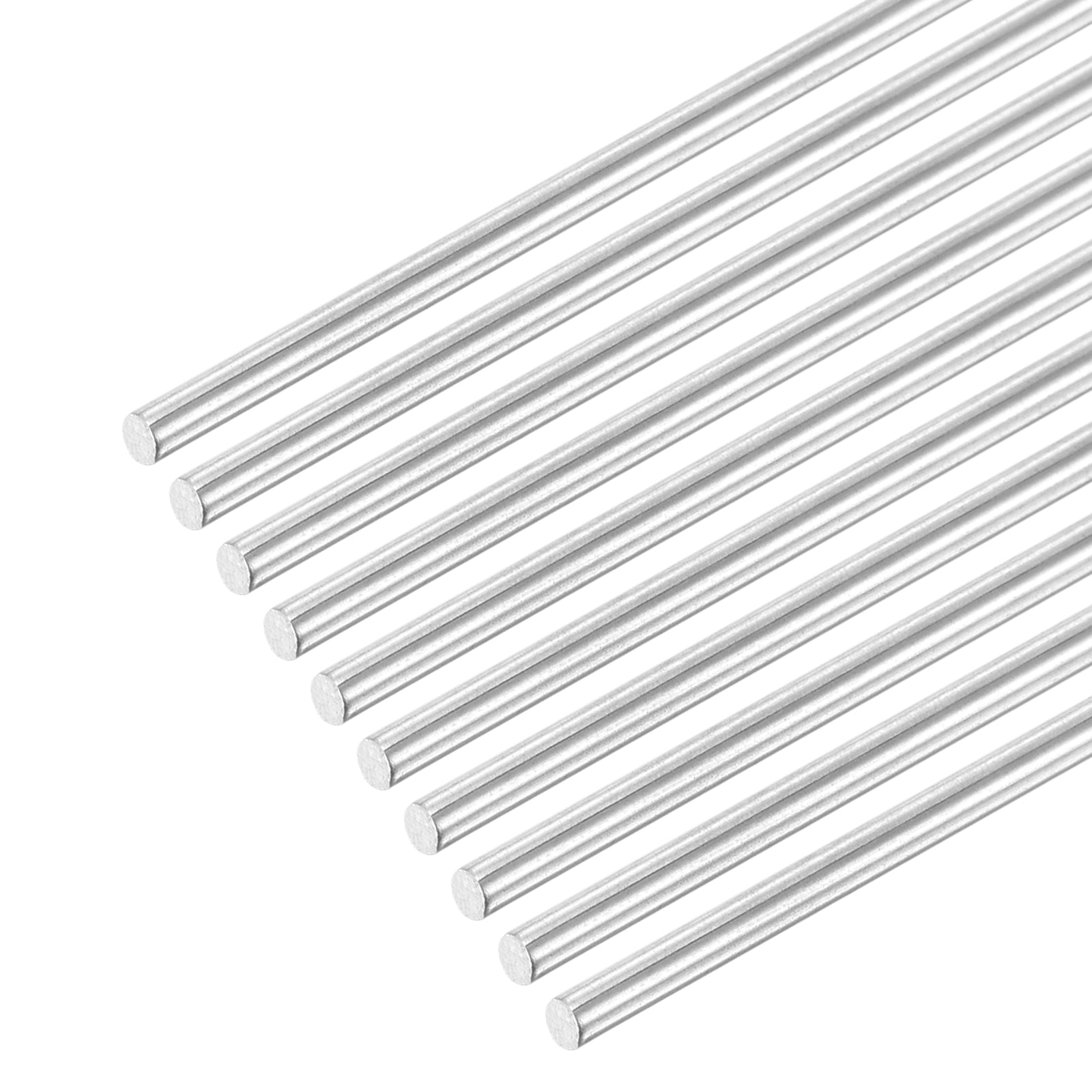16pcs 304 Stainless Steel Round Rods, 1.5mm x 80mm Solid Shaft Rods ...