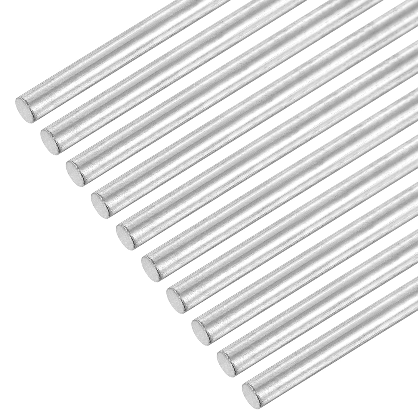 16pcs 304 Stainless Steel Round Rods, 3mm x 160mm Solid Shaft Rods ...