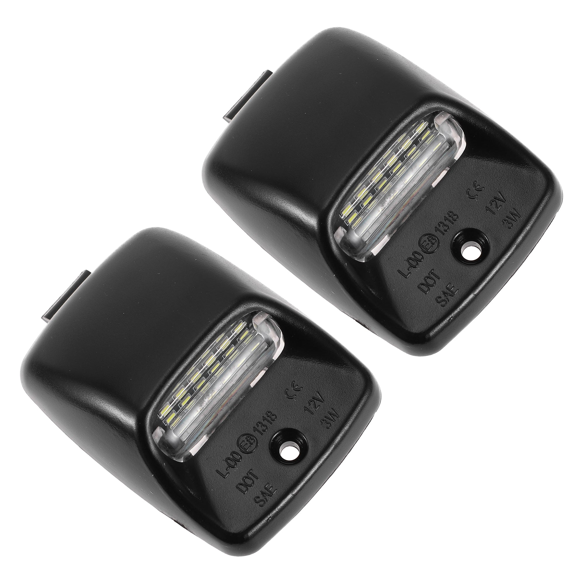 2 Pcs LED License Plate Light Tag Lamp Assembly for Toyota Tundra 2000 ...