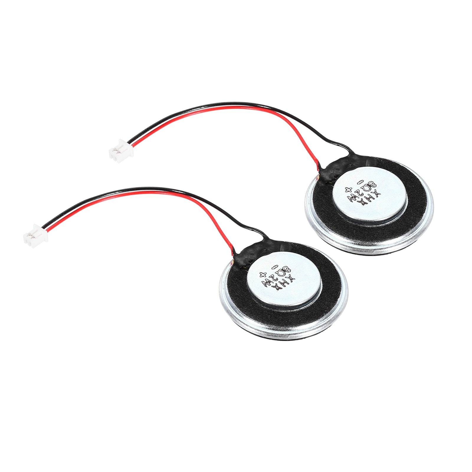 Uxcell 2 Pcs 2W 8 Ohm Metal Shell Round Internal Magnet Speaker with ...