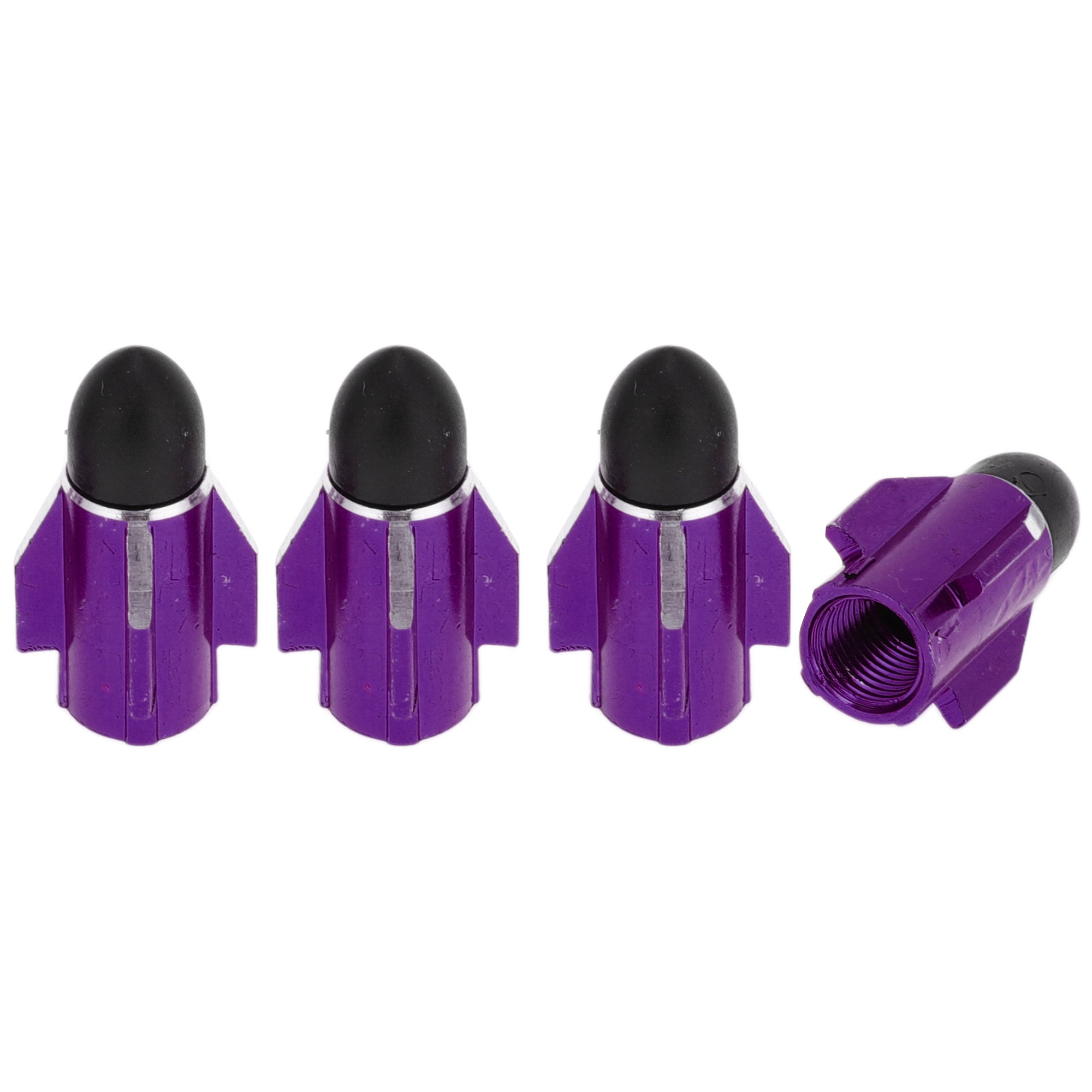 4 Pcs Rocket Launcher Style Tire Valve Stem Caps Decorative Tyre Valve ...