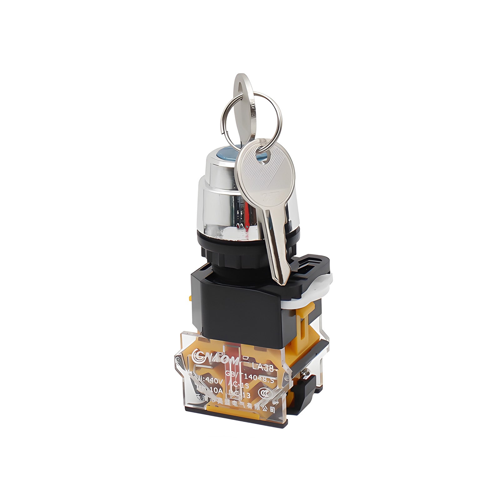 1Pcs Self-locking Switch 22mm Hole Dia 10A 440V Self-locking Switch ...