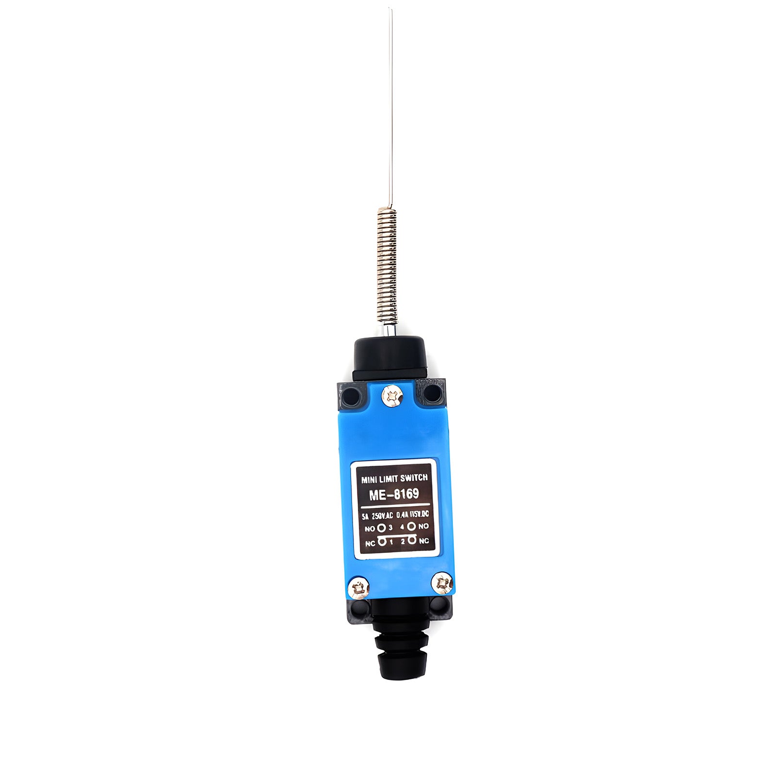 1Pcs Whisker Limit Switch 1NO,1NC 380V 5A 30 Times/Min ≤25MΩ ME-8169 ...