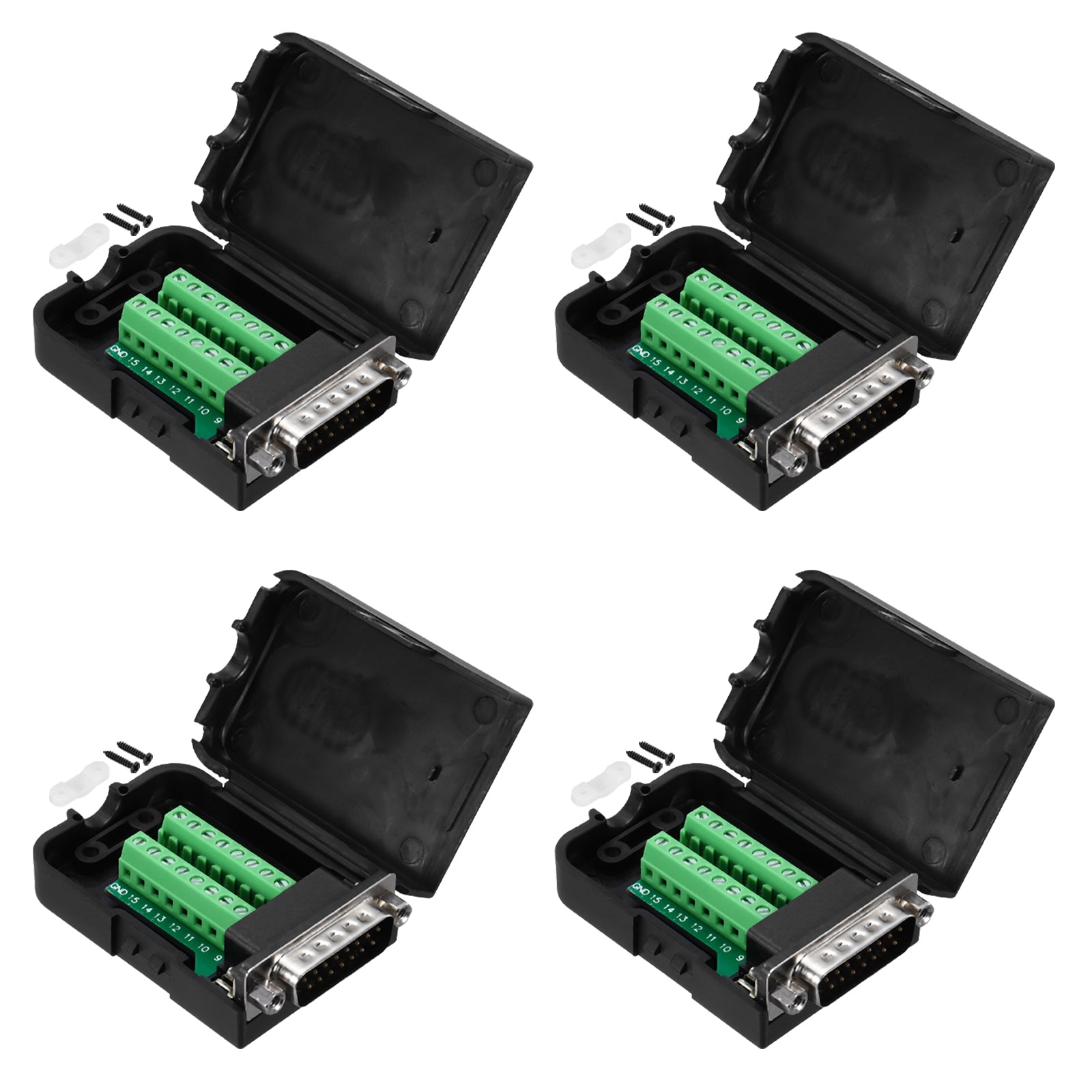 DB9 Breakout Connector, RS232 Serial Adapter Solderless Module Board ...