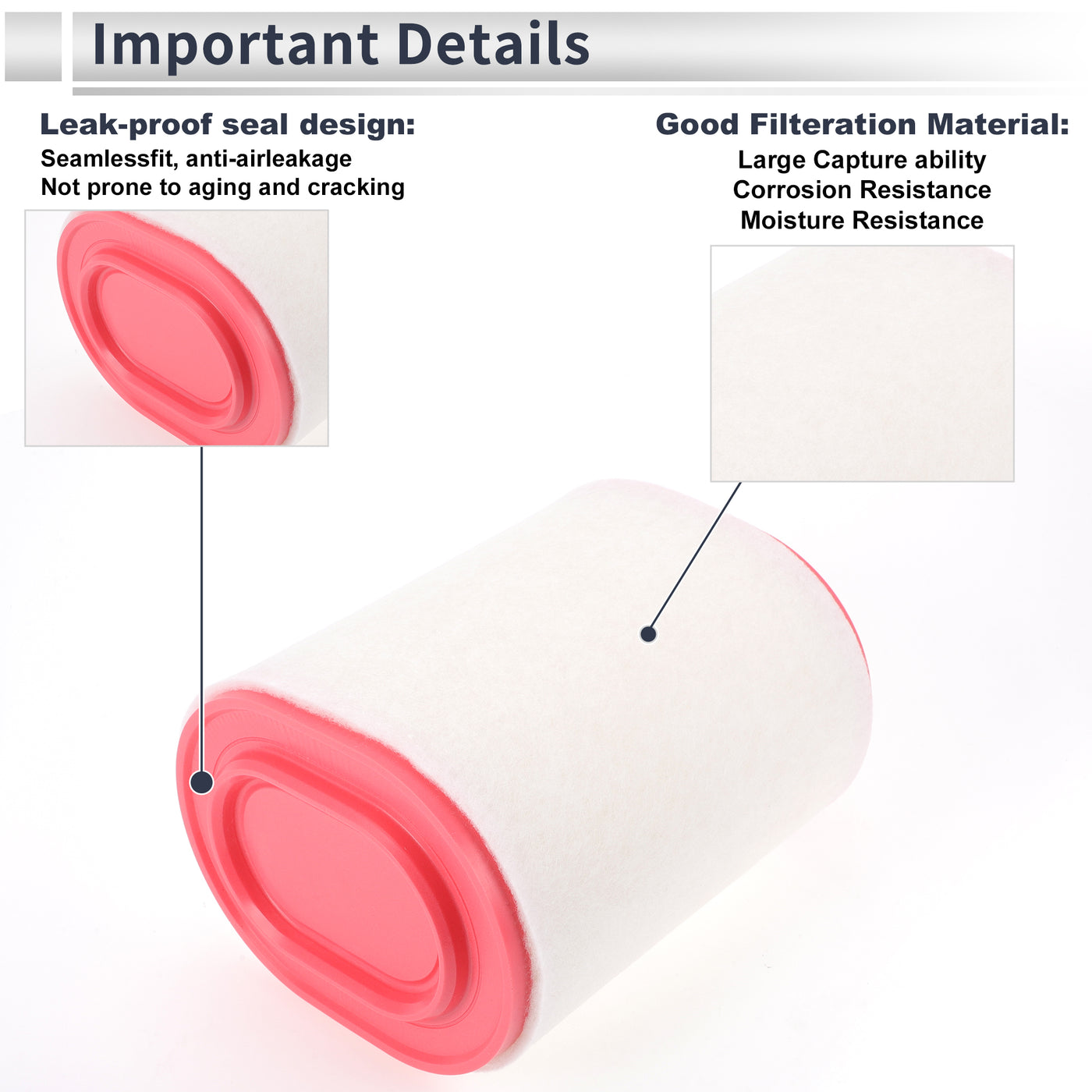 Car Engine Air Filter No.PHE000050 for Land Rover Range Rover HSE 4.4L ...