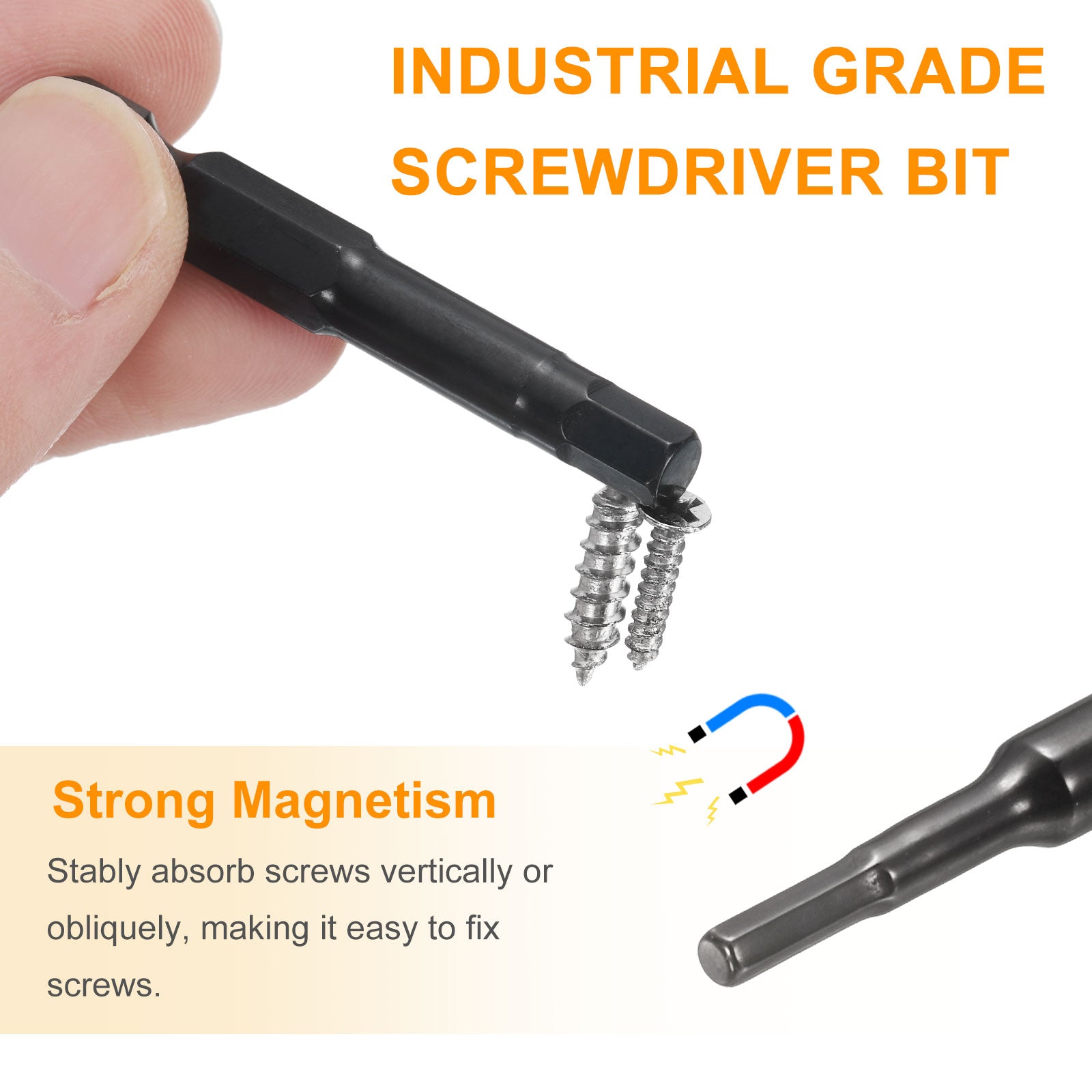 Sechskant Bit Set 1,5mm(H1.5) Magnetisch Hex Screwdriver Bit 1/4 ...