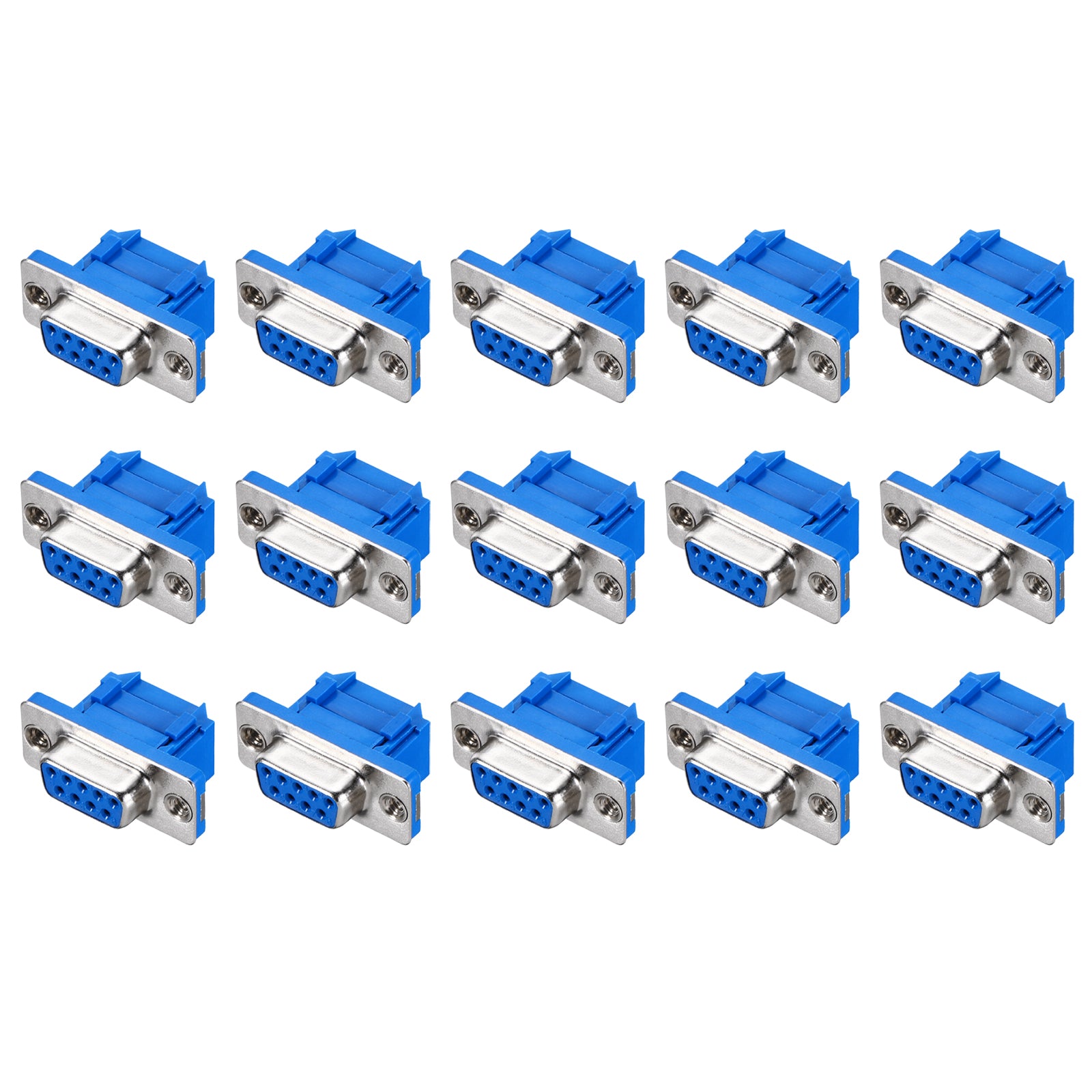 9 Pcs D-sub Connector DB9 9-pin 2-Row Female Serial Port Terminal ...