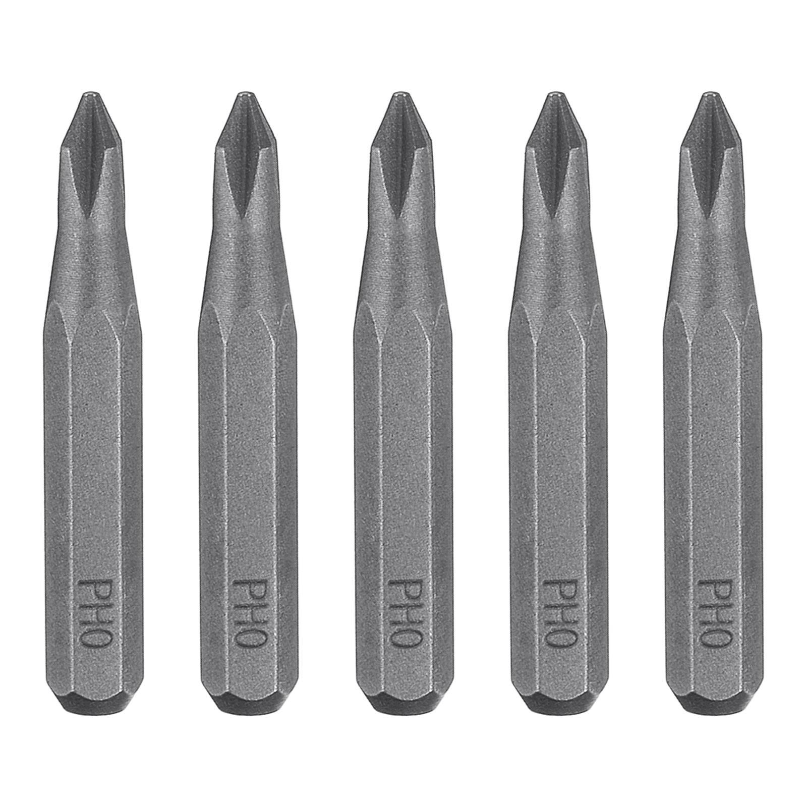 5pcs PH0 Phillips Screwdriver Bit 5/32" Hex Shank 28mm Length S2 Steel ...