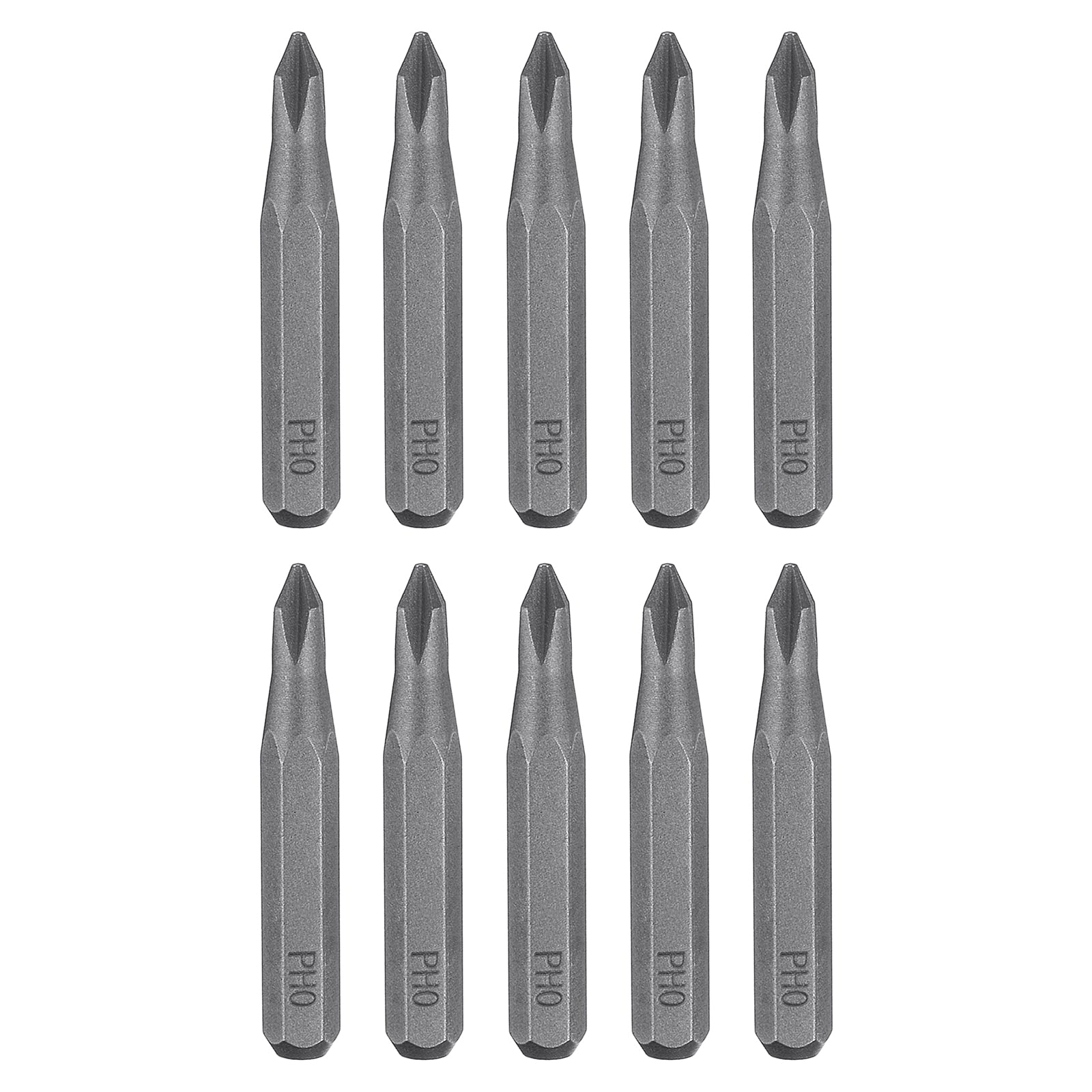 10pcs PH0 Phillips Screwdriver Bit 5/32" Hex Shank 28mm Length S2 Steel ...
