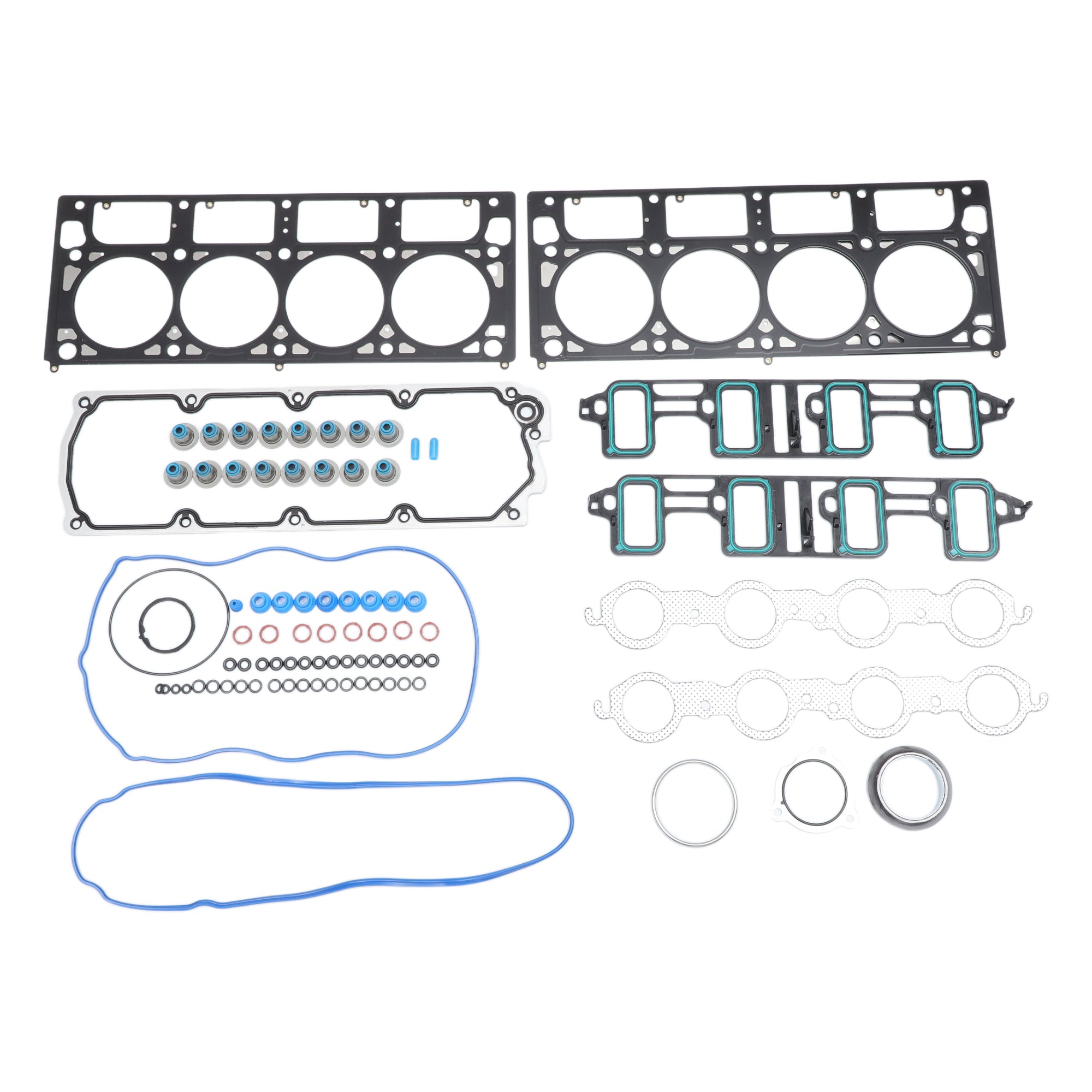 Engine Valve Cover Gasket Kit Head Gasket Intake Exhaust Manifold ...