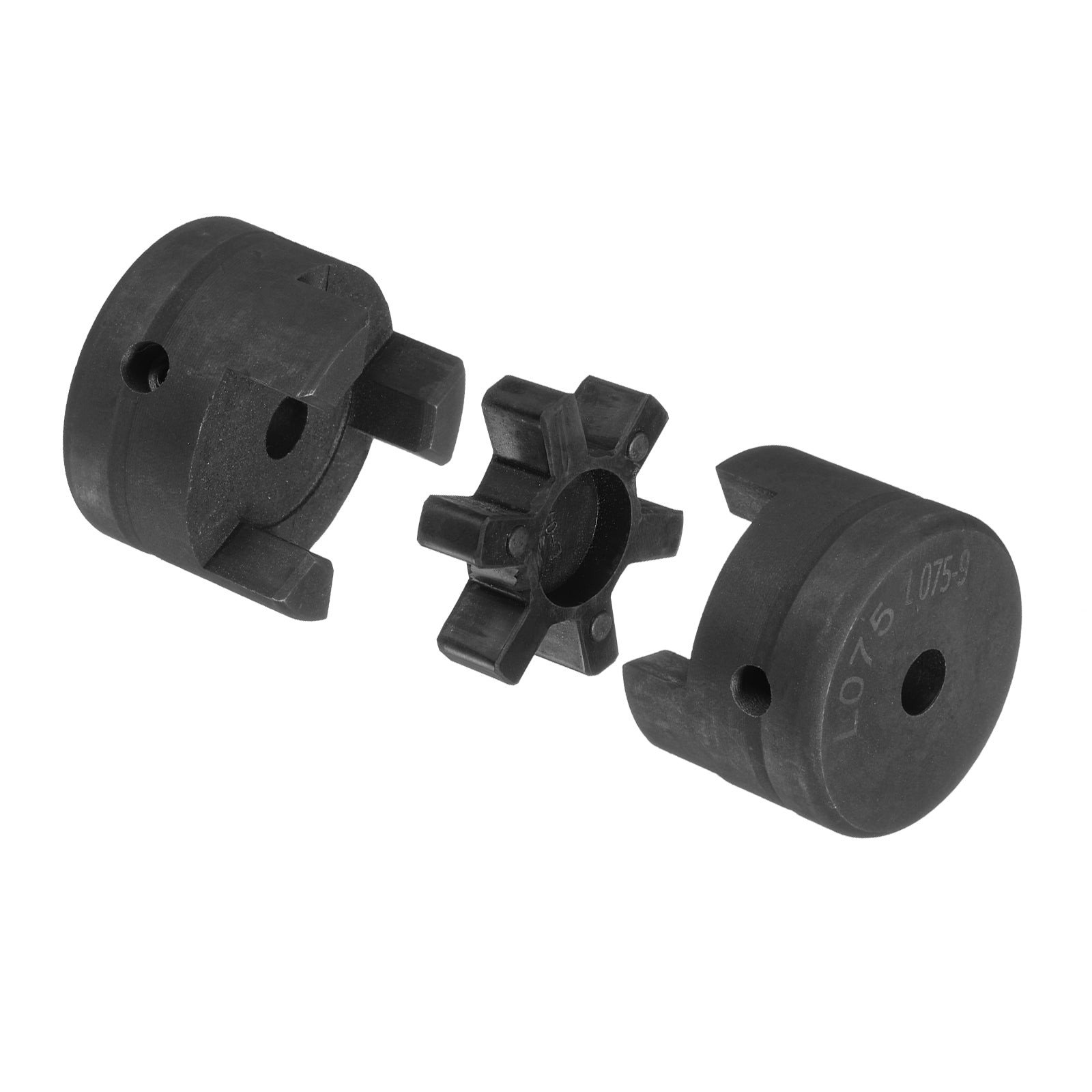 Uxcell 3/8" L075 Flexible 3-Piece L-Jaw Coupling Coupler Set | Harfington