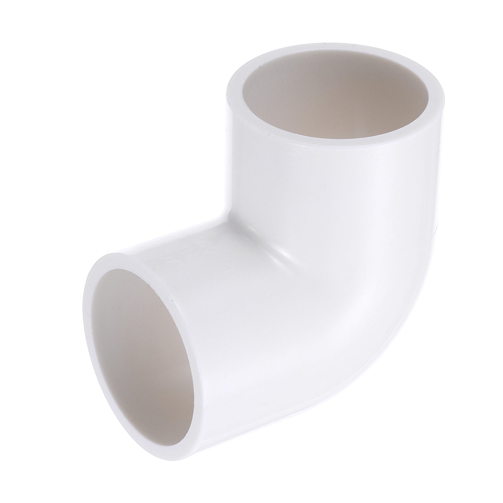 2" Elbow 90 Degree Duct Pipe Connector Dryer Hose Connector White ...