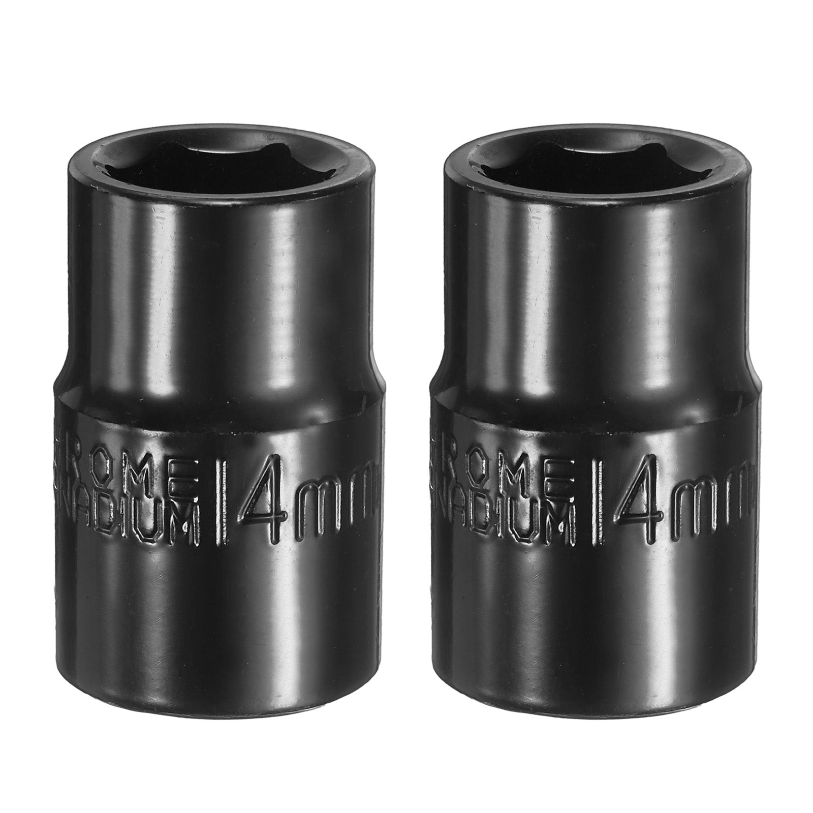 2pcs 6-Point Impact Socket 14mm Socket 1/2" Drive 1.5" Shallow Length ...