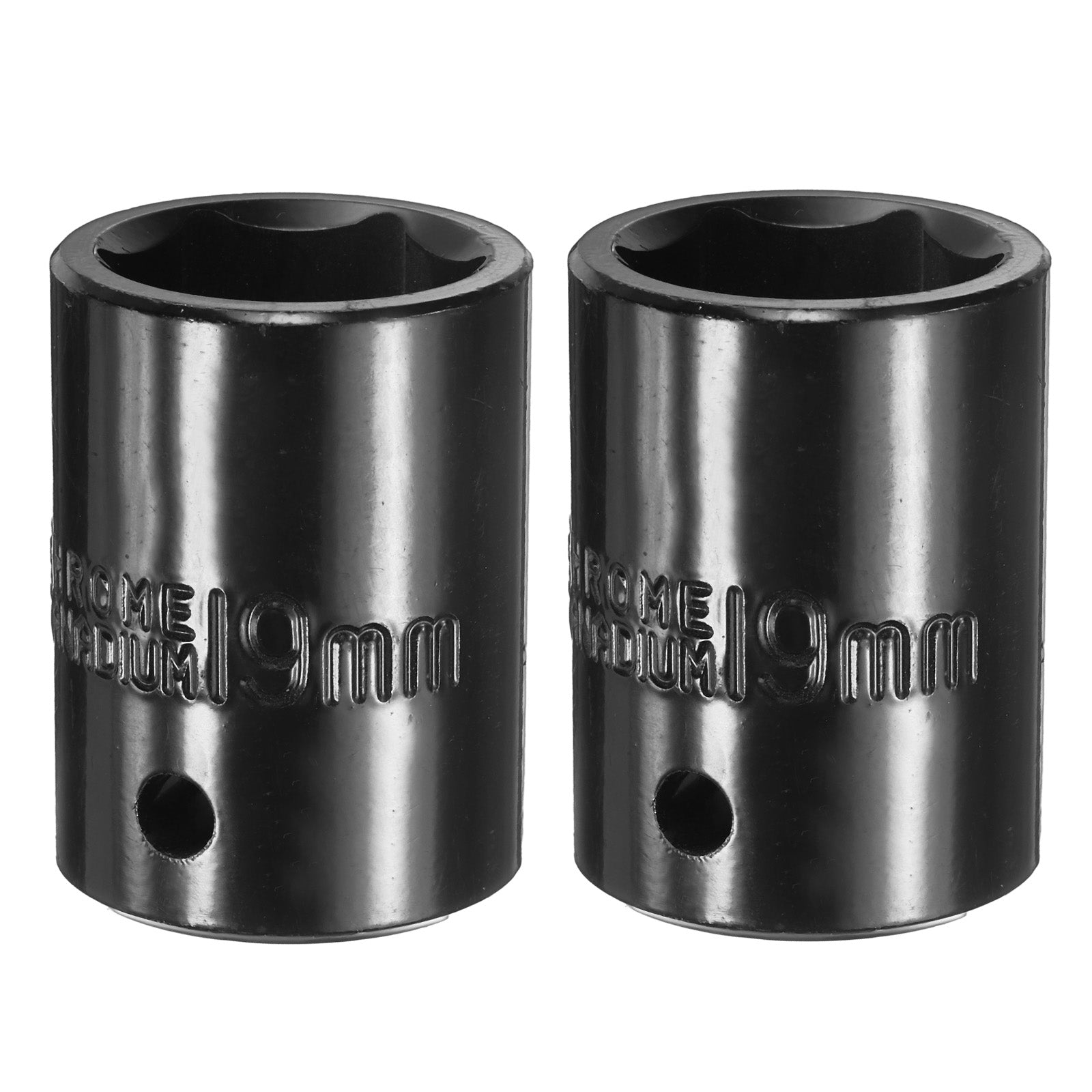 2pcs 6-Point Impact Socket 19mm Socket 1/2" Drive 1.5" Shallow Length ...