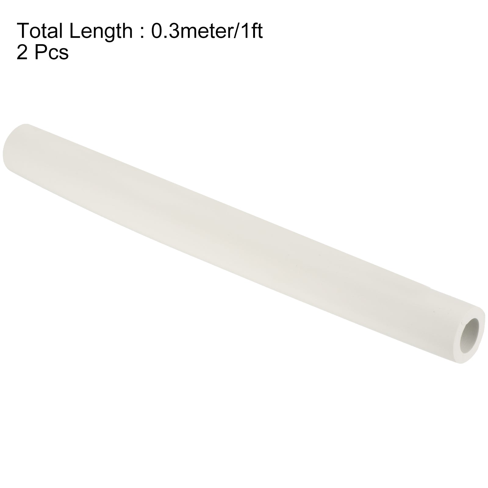 Uxcell 2pcs 0.3 Meter/1ft Pipe Insulation Tube 18mm ID 30mm OD Foam ...