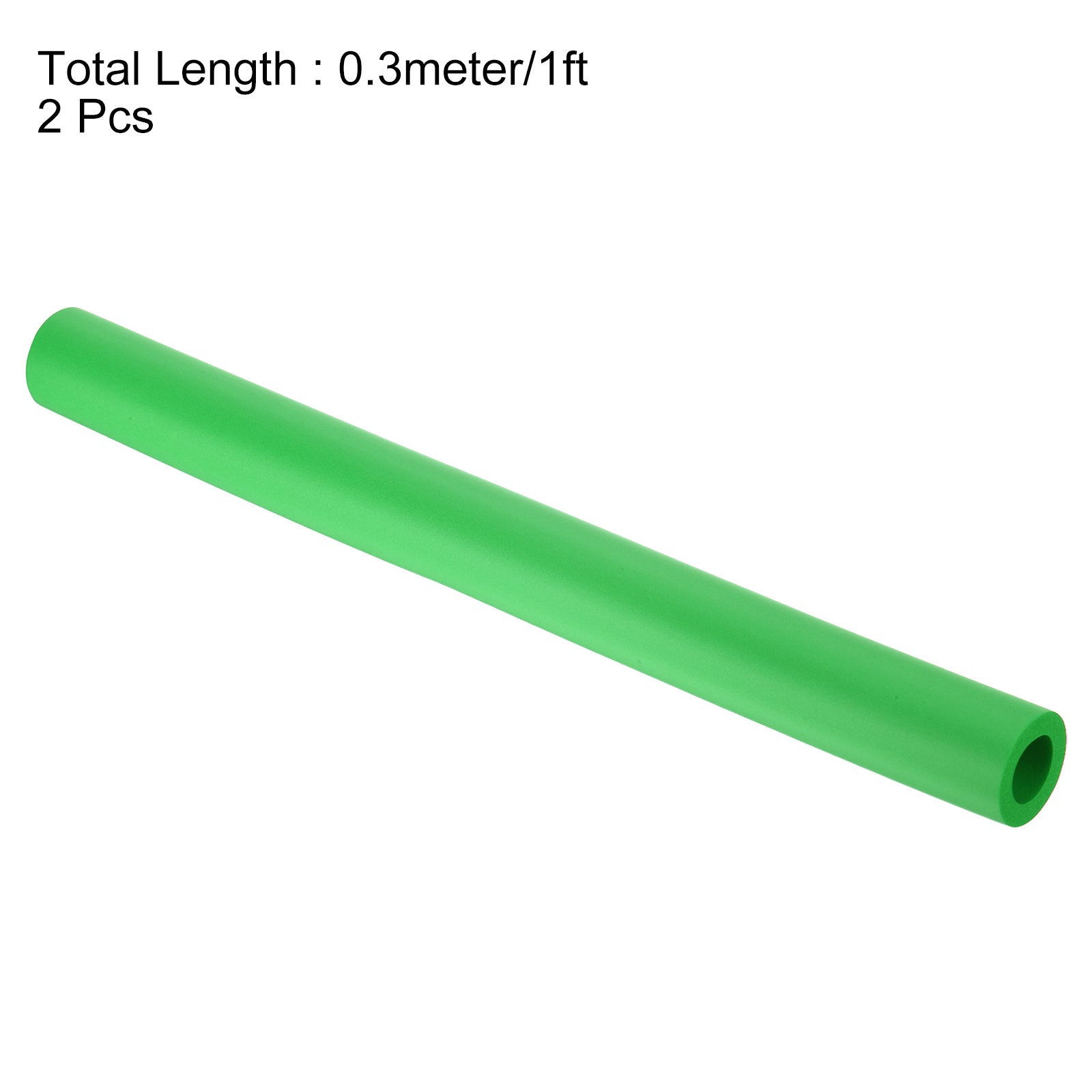 Uxcell 2pcs 0.3 Meter/1ft Pipe Insulation Tube 22mm ID 32mm OD Foam ...