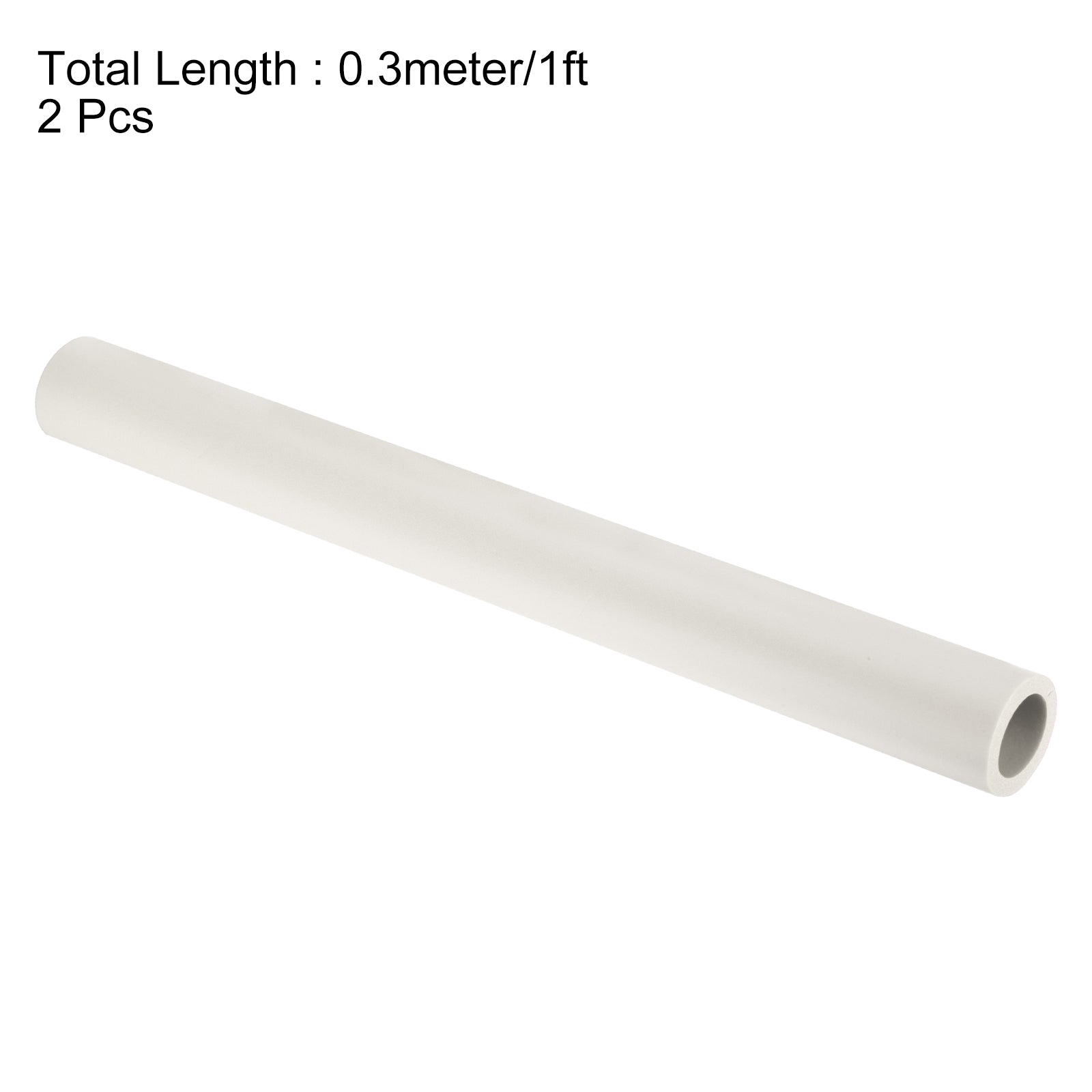 Uxcell 2pcs 0.3 Meter/1ft Pipe Insulation Tube 22mm ID 32mm OD Foam ...