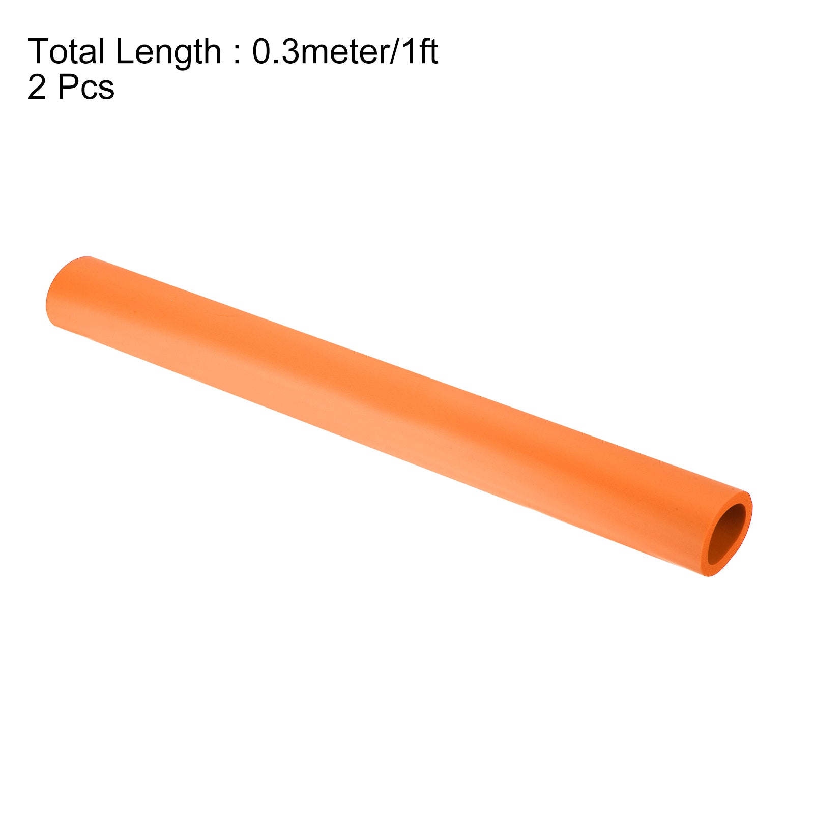 Uxcell 2pcs 0.3 Meter/1ft Pipe Insulation Tube 25mm ID 35mm OD Foam ...