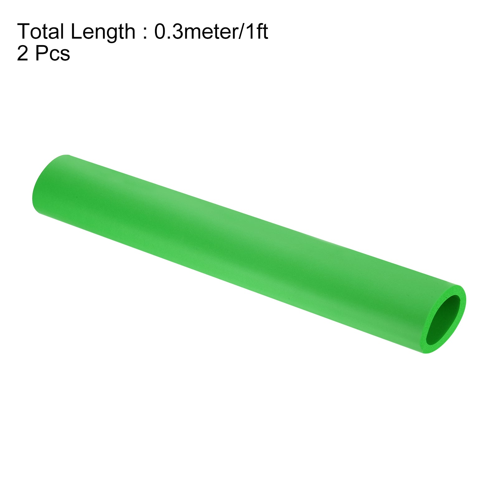 Uxcell 2pcs 0.3 Meter/1ft Pipe Insulation Tube 32mm ID 44mm OD Foam ...