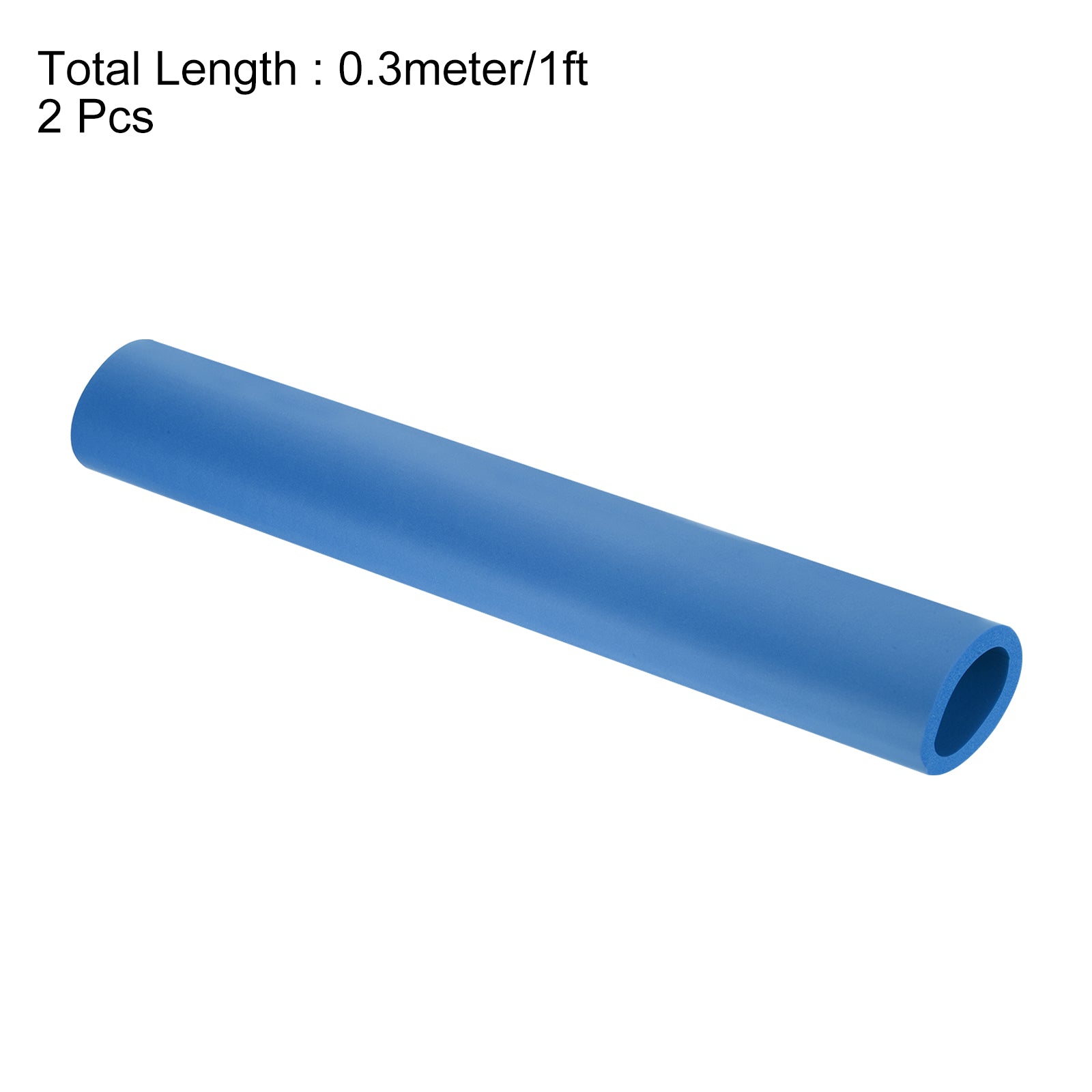 Uxcell 2pcs 0.3 Meter/1ft Pipe Insulation Tube 32mm ID 44mm OD Foam ...
