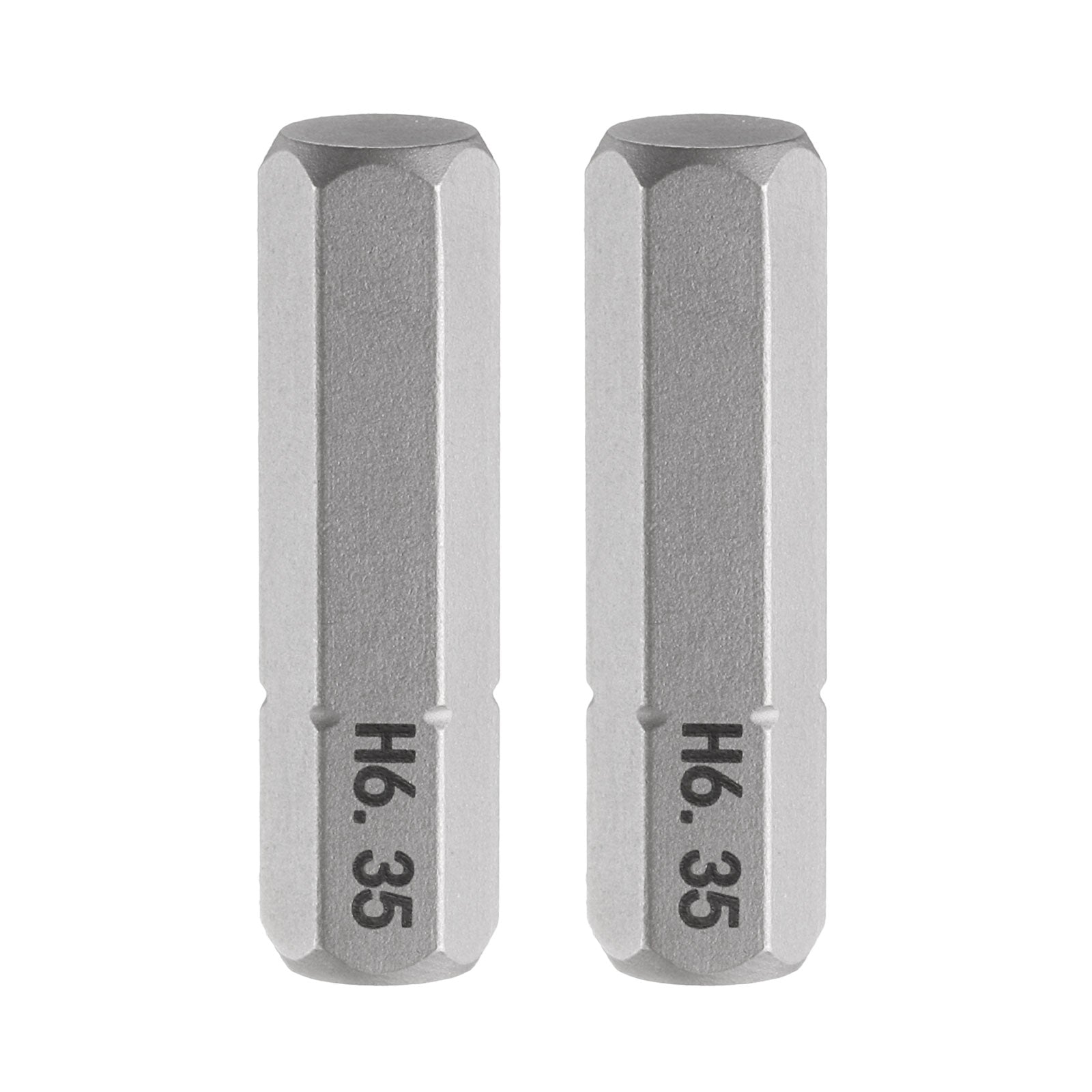 2pcs H6.35 Hex Screwdriver Bit 1/4" Hex Shank 25mm/1" Length Magnetic ...