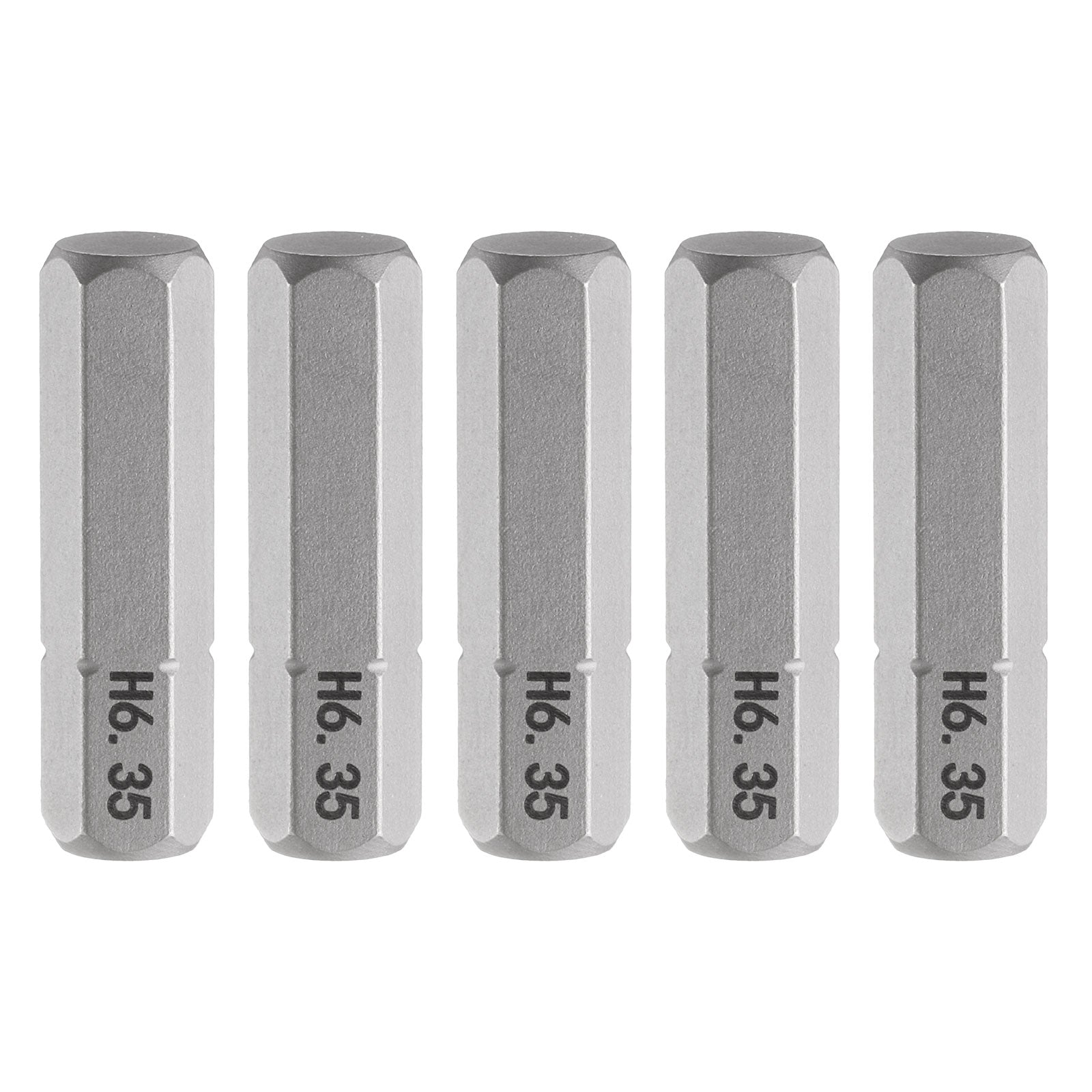 5pcs H6.35 Hex Screwdriver Bit 1/4" Hex Shank 25mm/1" Length Magnetic ...
