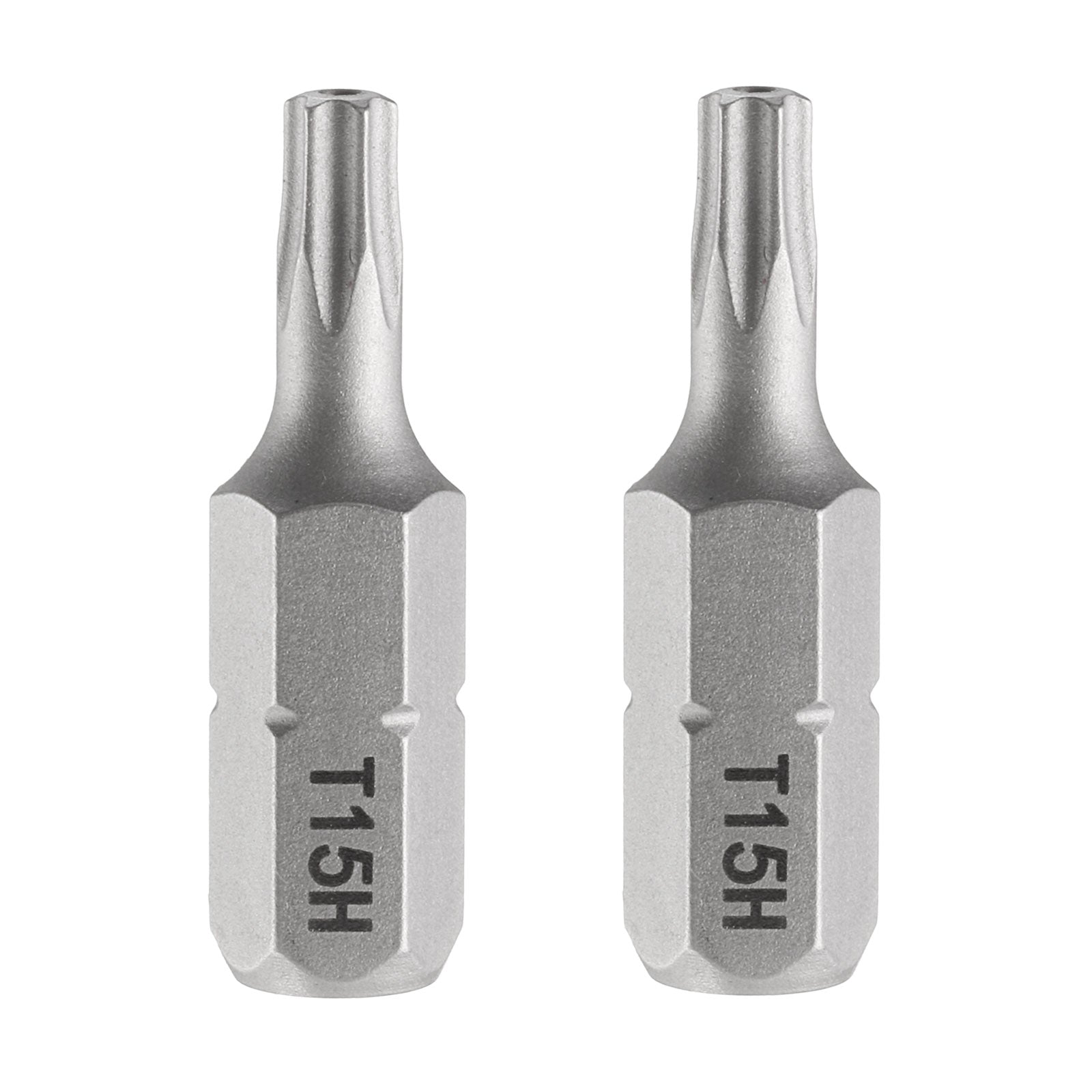 2pcs T15H Torx Screwdriver Bit 1/4" Hex Shank 25mm/1" Length Magnetic ...