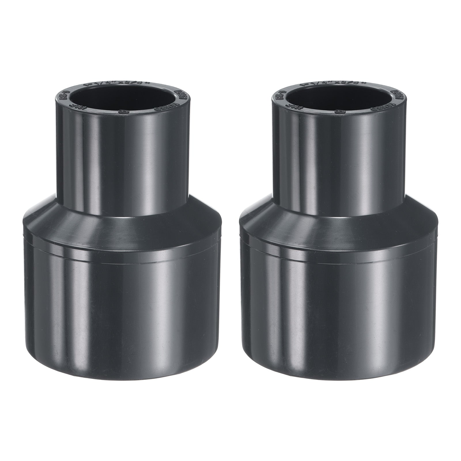 2pcs PVC Reduce Coupling 1-1/4 x 3/4" Increaser/Reducer Coupling Pipe ...