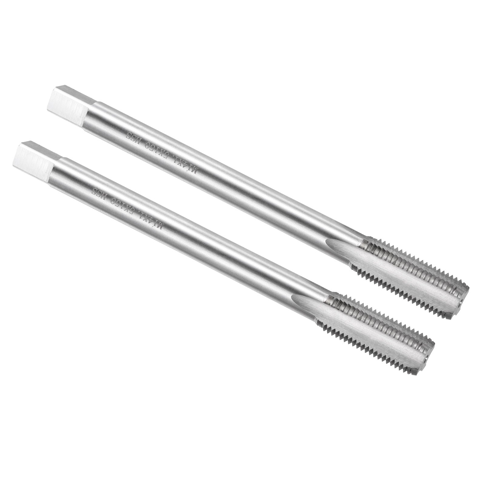 Uxcell 2pcs Straight Flute Thread Tap M14 x 1.5 Right Hand Screw ...