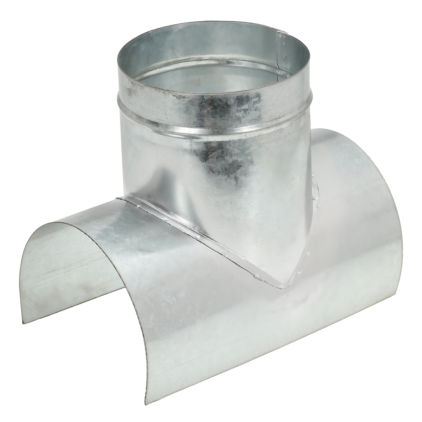 Duct Connector, Saddle Take Off 90 Degree 6" Duct to 6" Outlet Duct ...