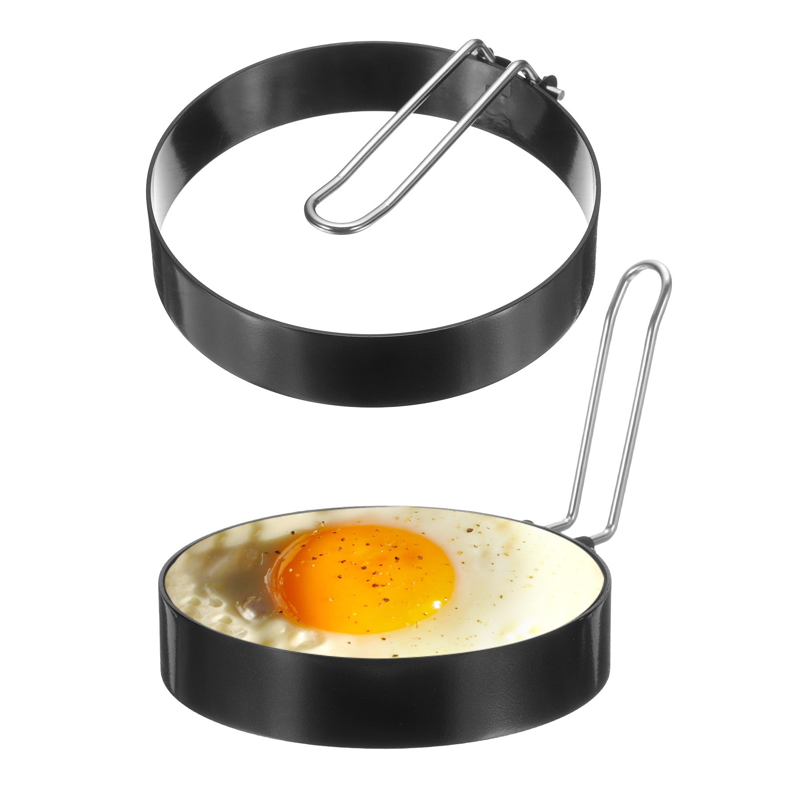 2Pcs Egg Rings 4" Stainless Steel Nonstick Pancake Cooking Ring for ...